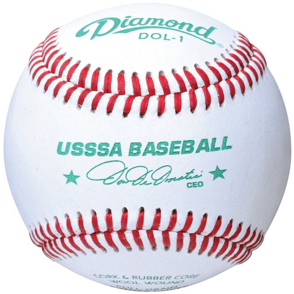 Diamond Usssa Dol-1 Leather Baseballs 12 Ball Pack - Walmart.com