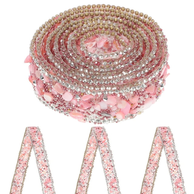 Diamond Decor Ribbon Bling Gravel Rhinestone Strip Delicate Tailoring ...