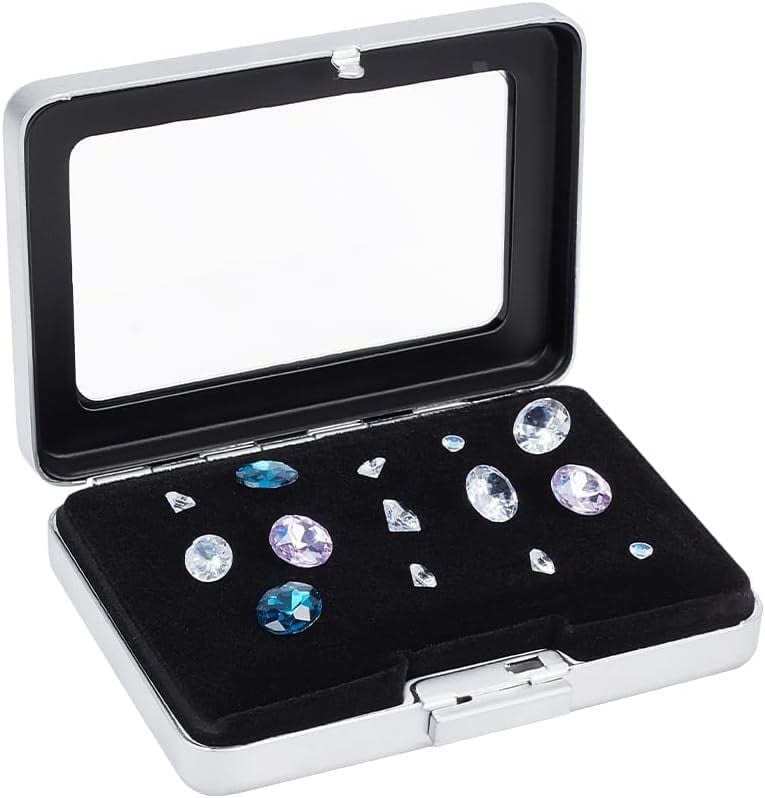 Diamond Display Boxes Gem Container Holder Gemstone Jewelry Box Show ...