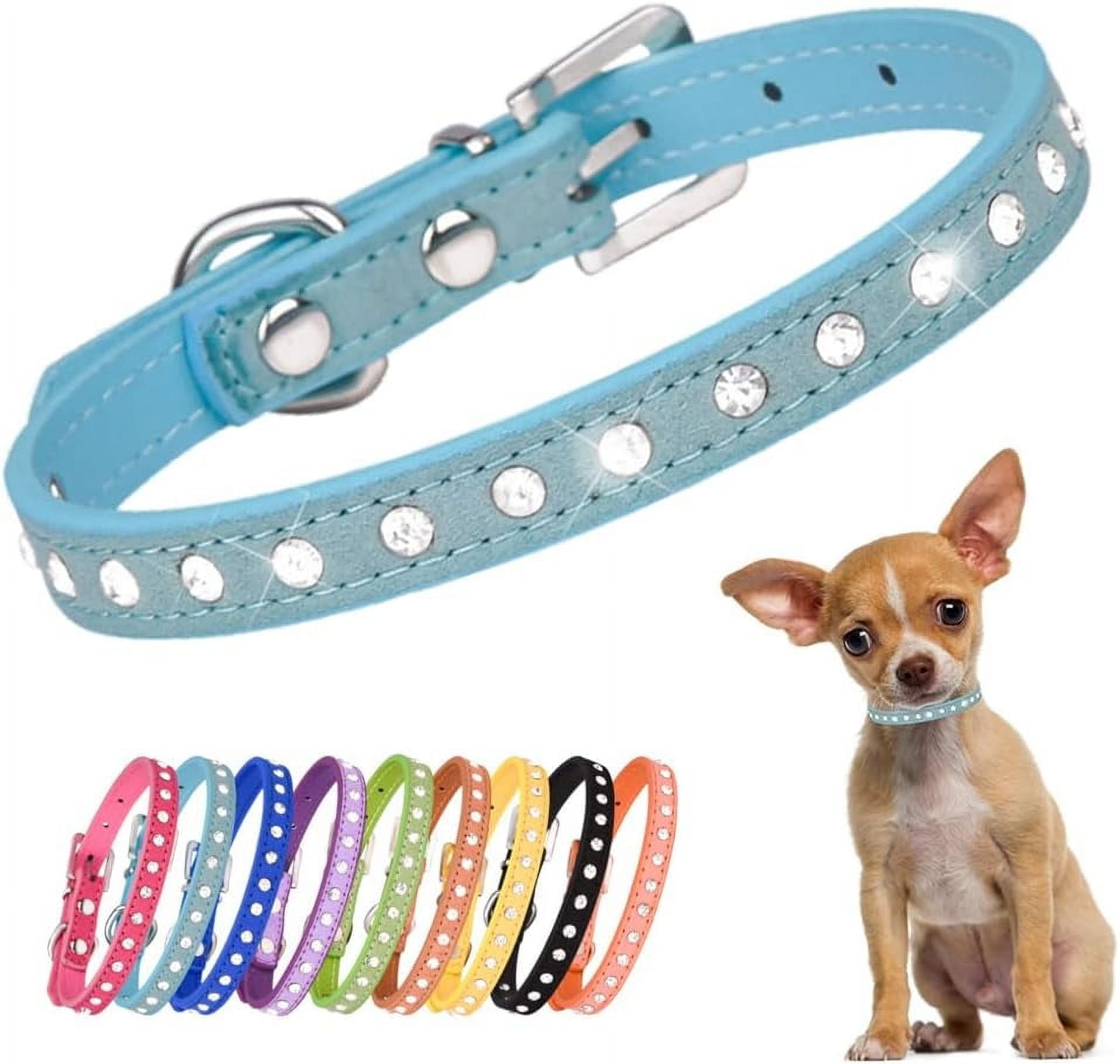 Diamond Dog Collars for Small Dogs, Pretty Sparkle Bling Puppy Collar ...