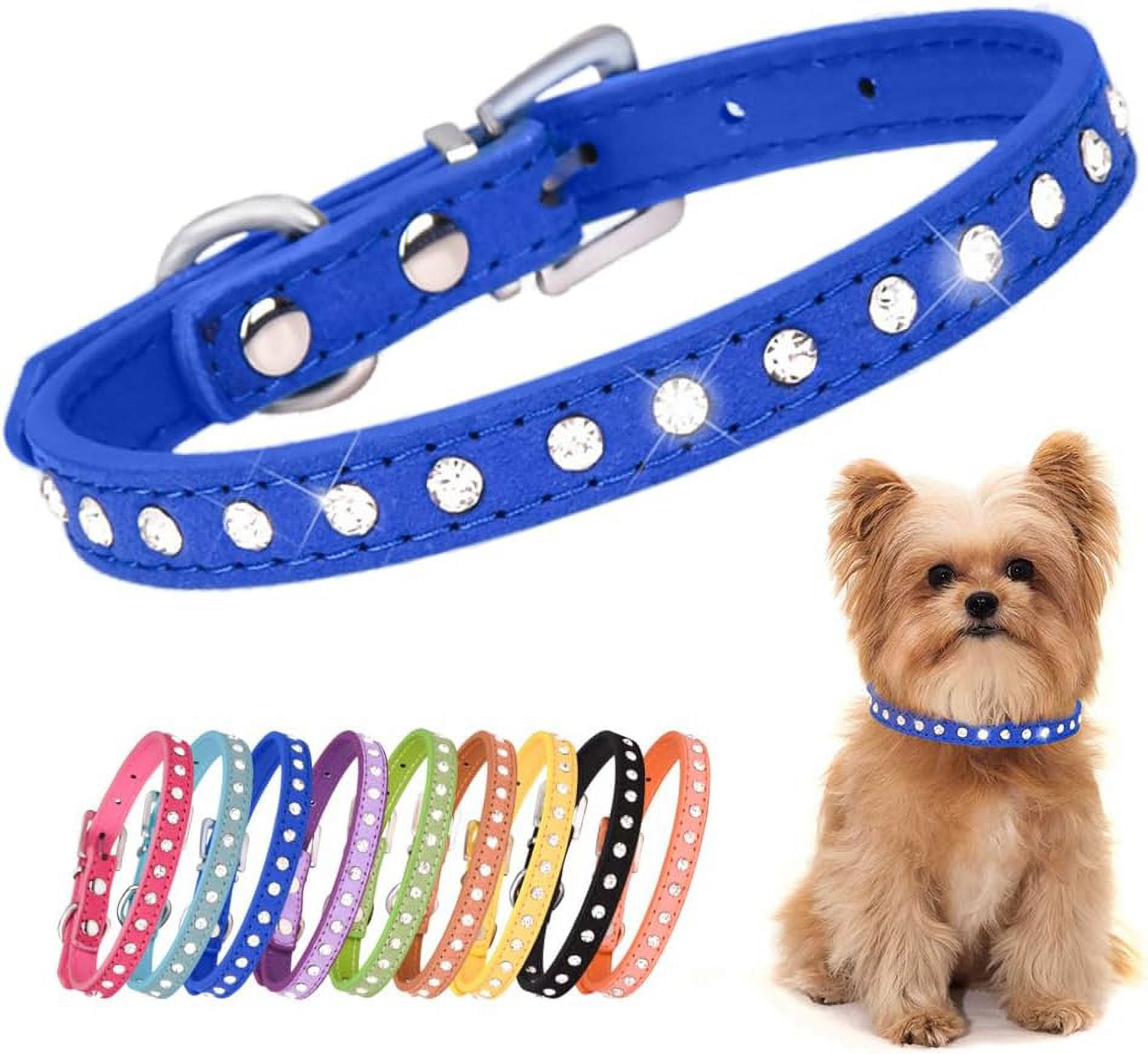 Diamond Dog Collars for Small Dogs, Pretty Sparkle Bling Puppy Collar ...