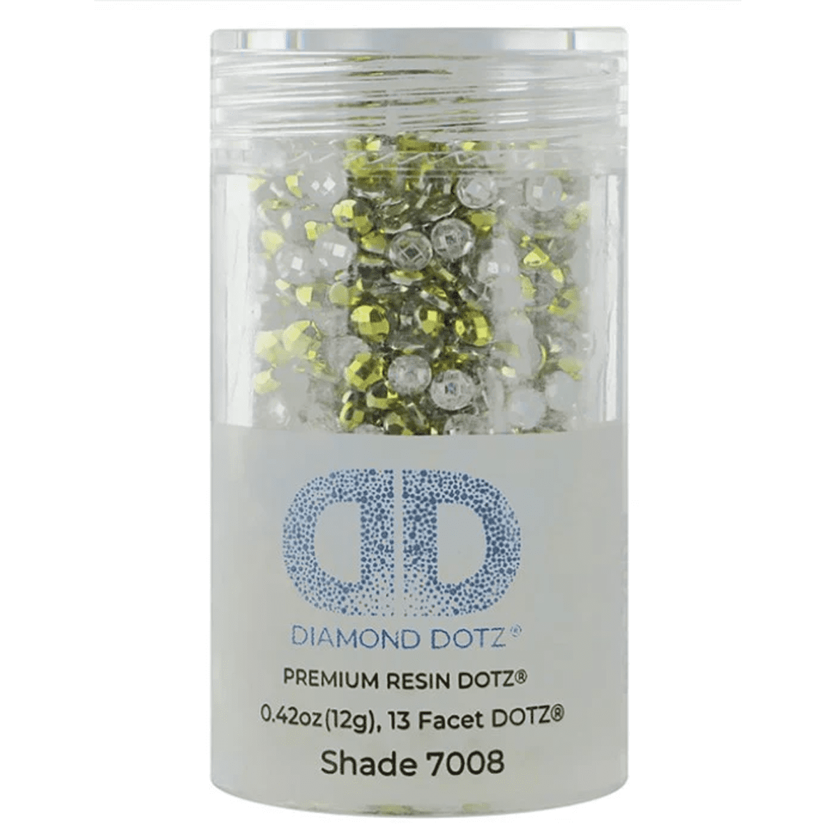 Diamond Dotz 2.8MM 12G Cylinder Light Gold Metallic AB - Freestyle ...