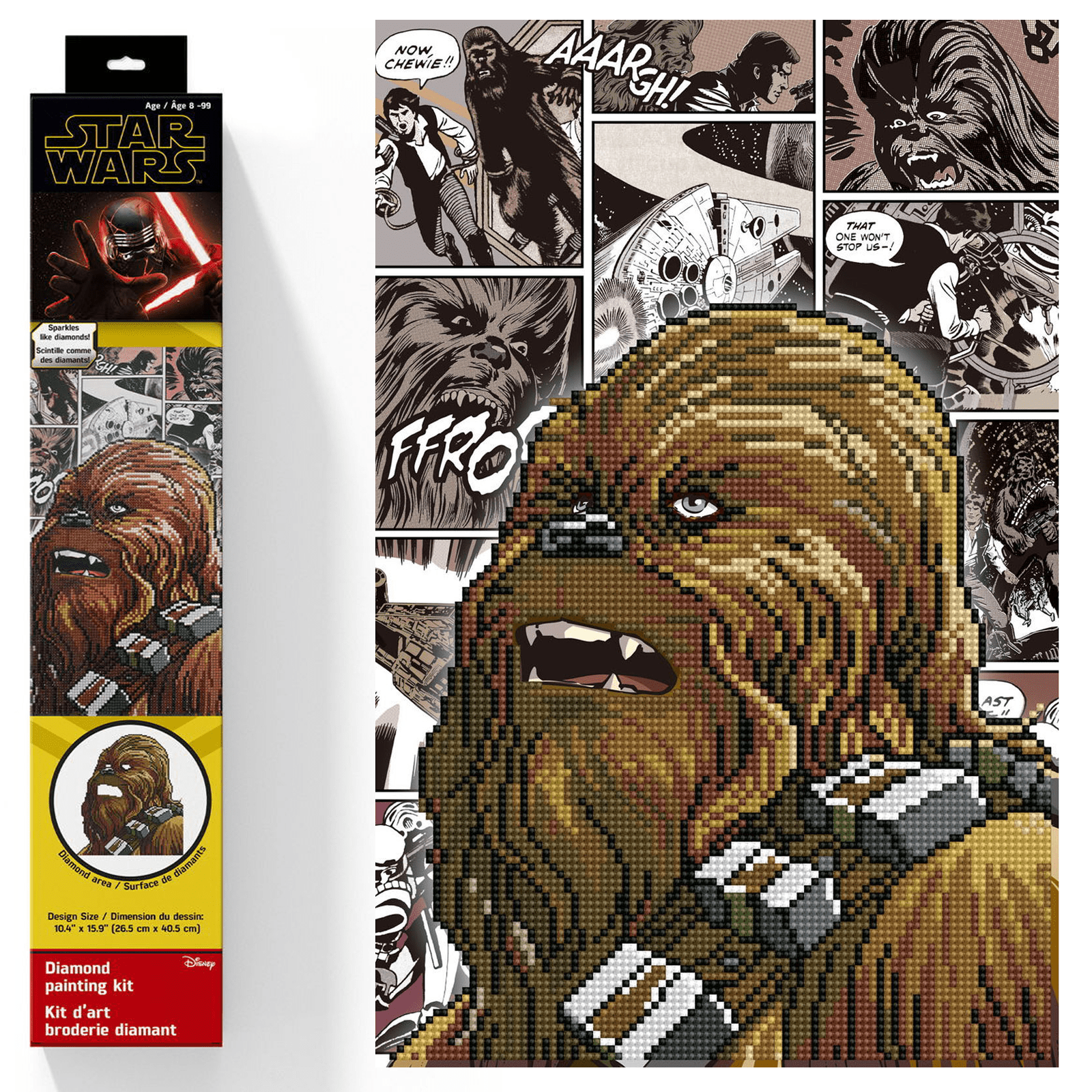 Diamond Dotz Chewbacca Star Wars Diamond Painting Kits for Adults ...