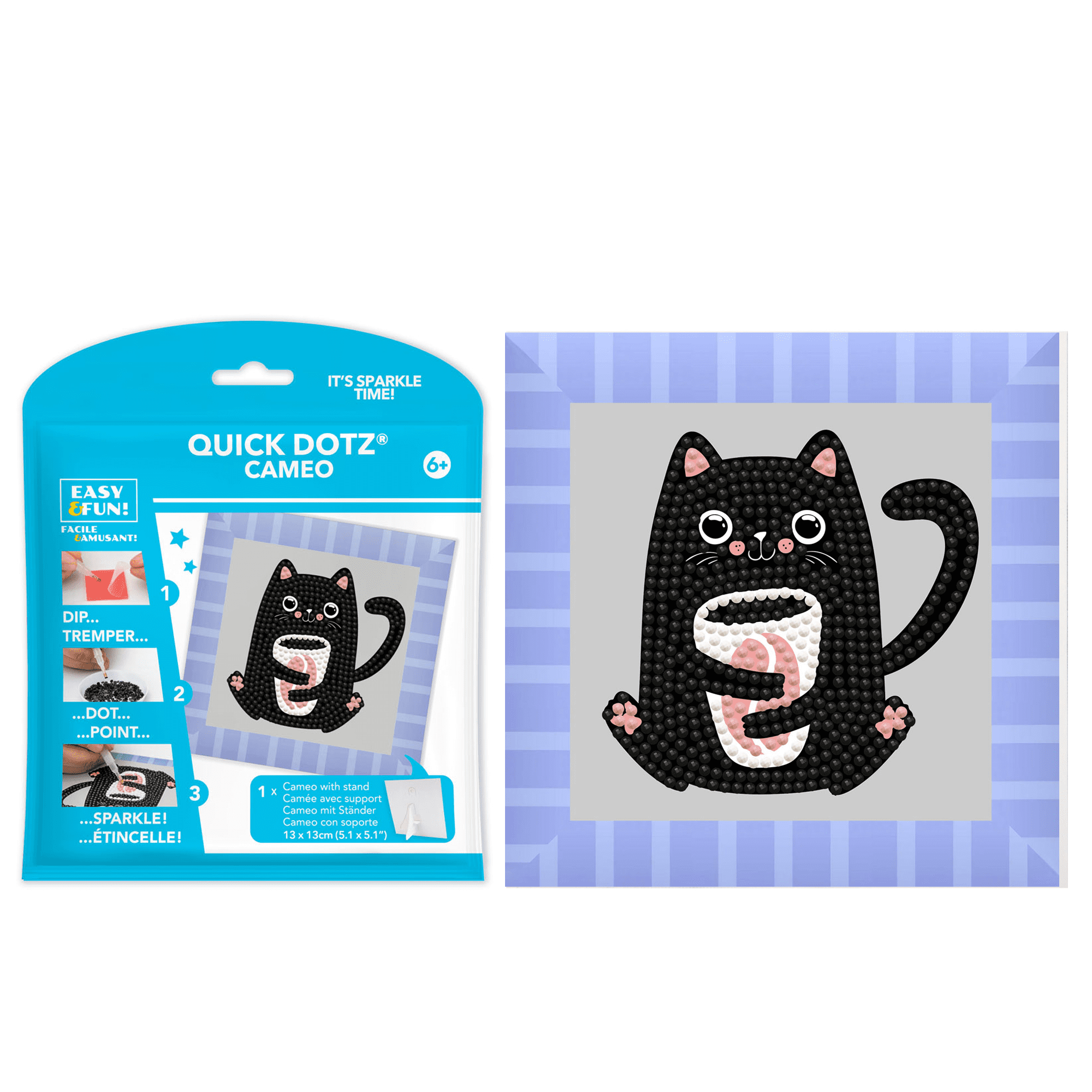 Diamond Dotz Coffee Bean Kitten Cat Diamond Painting Kits for Kids ...