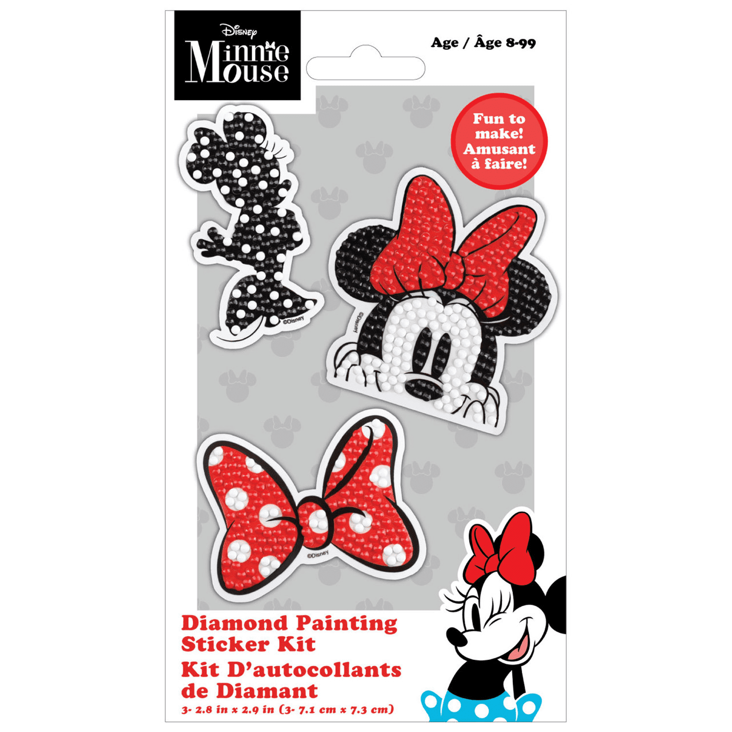 Diamond Dotz Disney Minnie Icons Dotzies Sticker Kit Disney Diamond ...