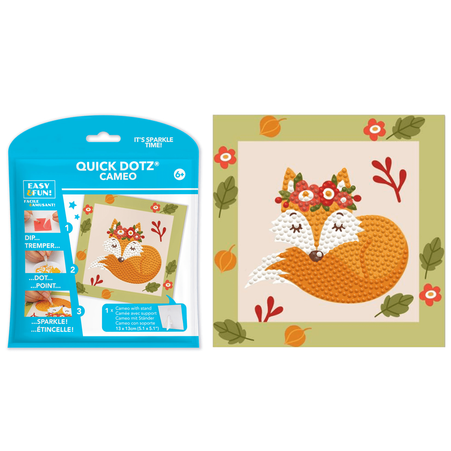 Diamond Dotz Forest Fox Diamond Painting Kits for Kids - Diamond Art ...
