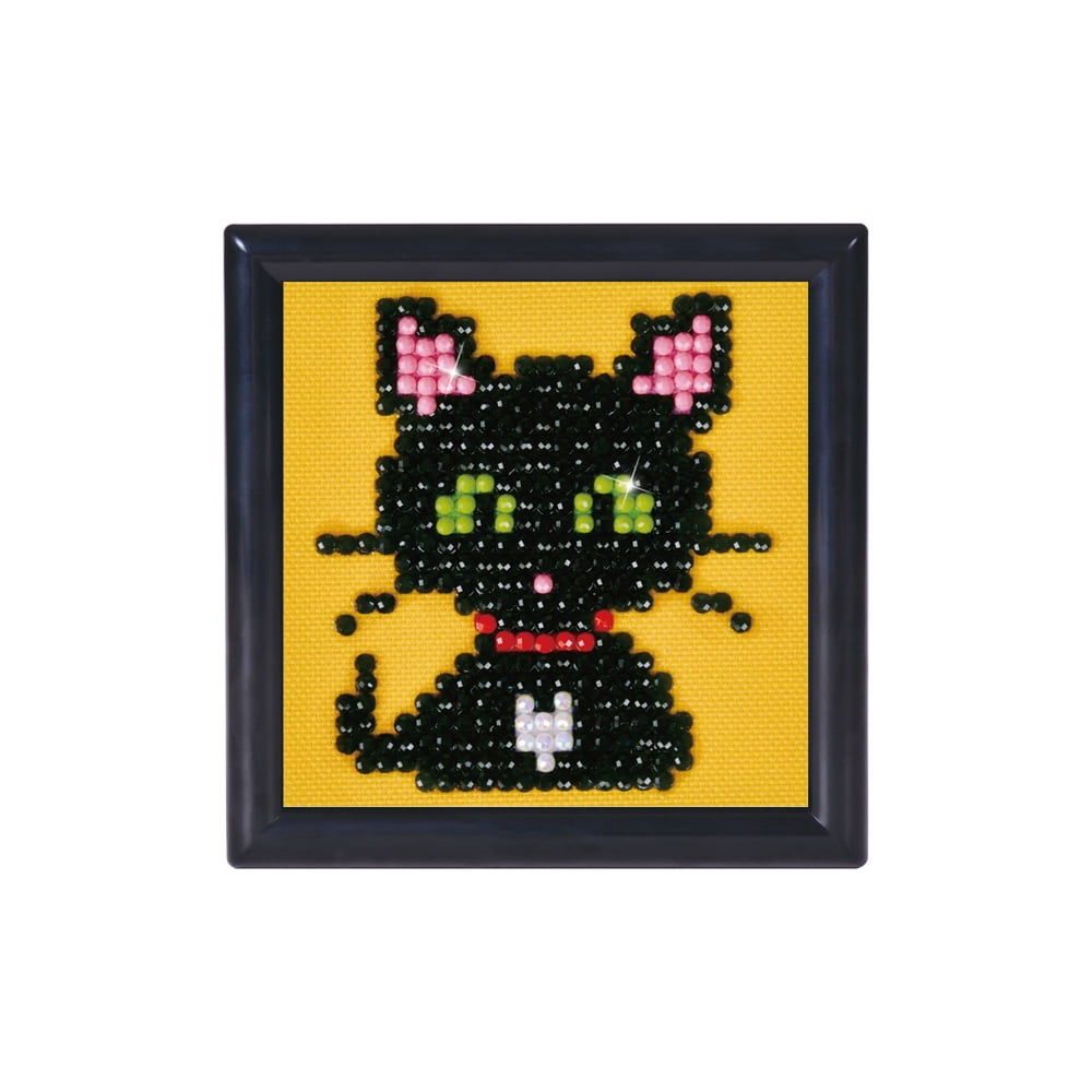 Diamond Dotz Green Eye Sparkle Kit with Frame Cat Diamond Painting Kits ...