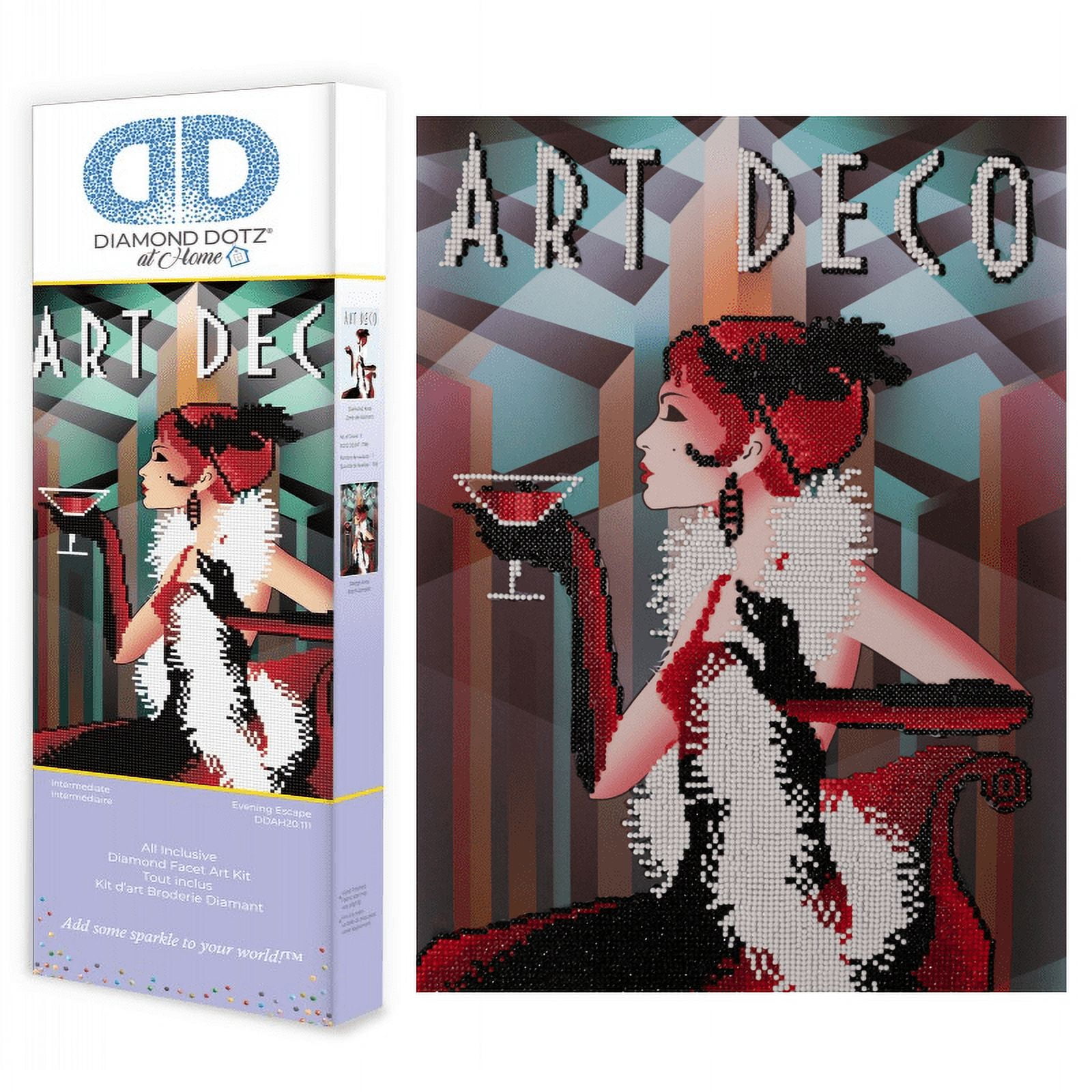 Diamond Dotz at Home - Evening Escape, Partial Drill, Round Dotz ...