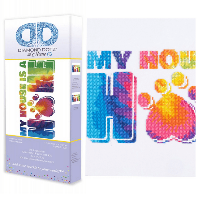 Diamond Dotz At Home - My House Is A Home, Partial Drill, Square Dotz ...