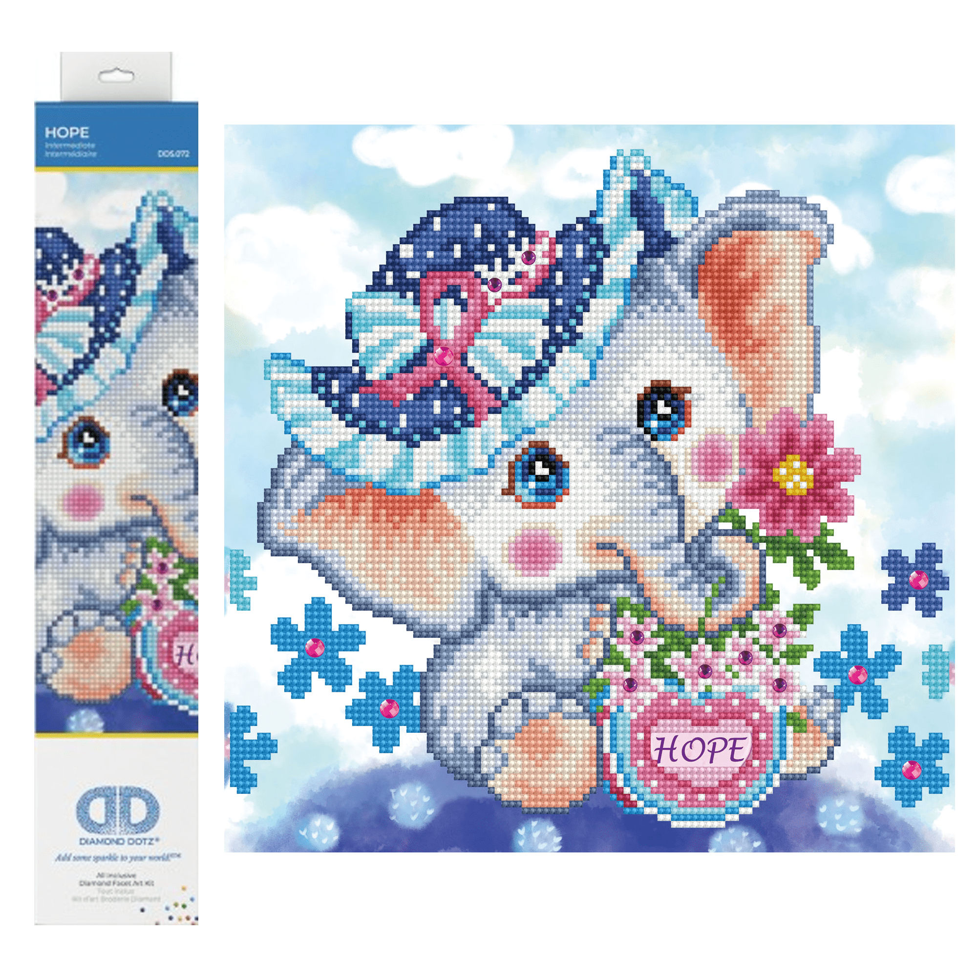 Diamond Dotz Hope Elephant Diamond Painting Kits for Adults - Diamond ...