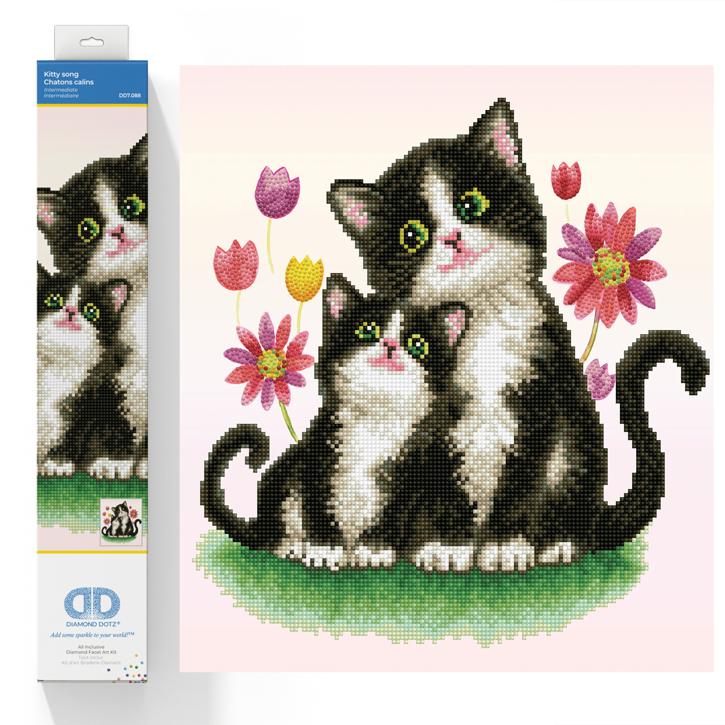 Diamond Dotz Kitty Song Cats Diamond Painting Kits for Adults - Diamond ...
