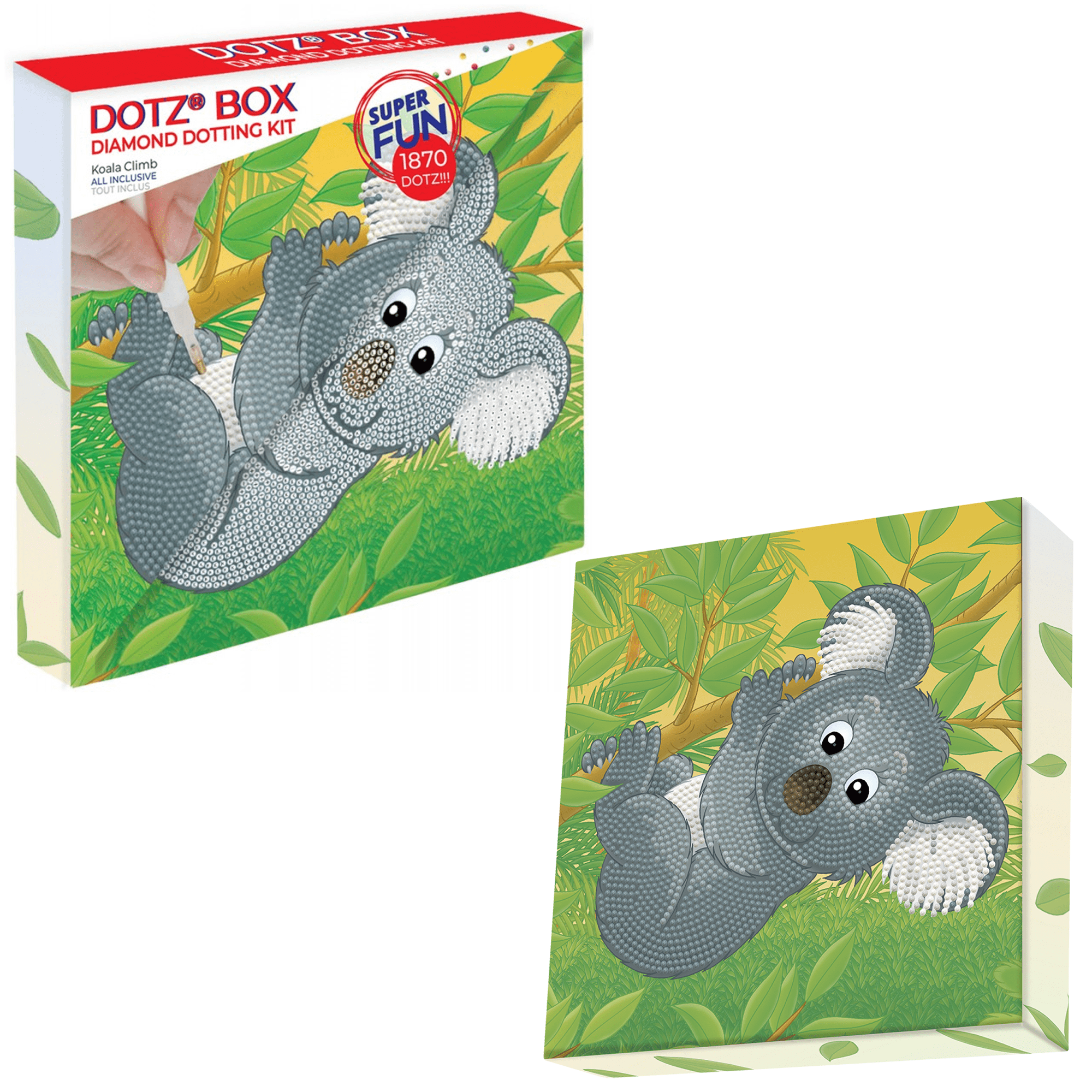 Diamond Dotz Koala Climb Dotz Box Animal Diamond Painting Kits for ...