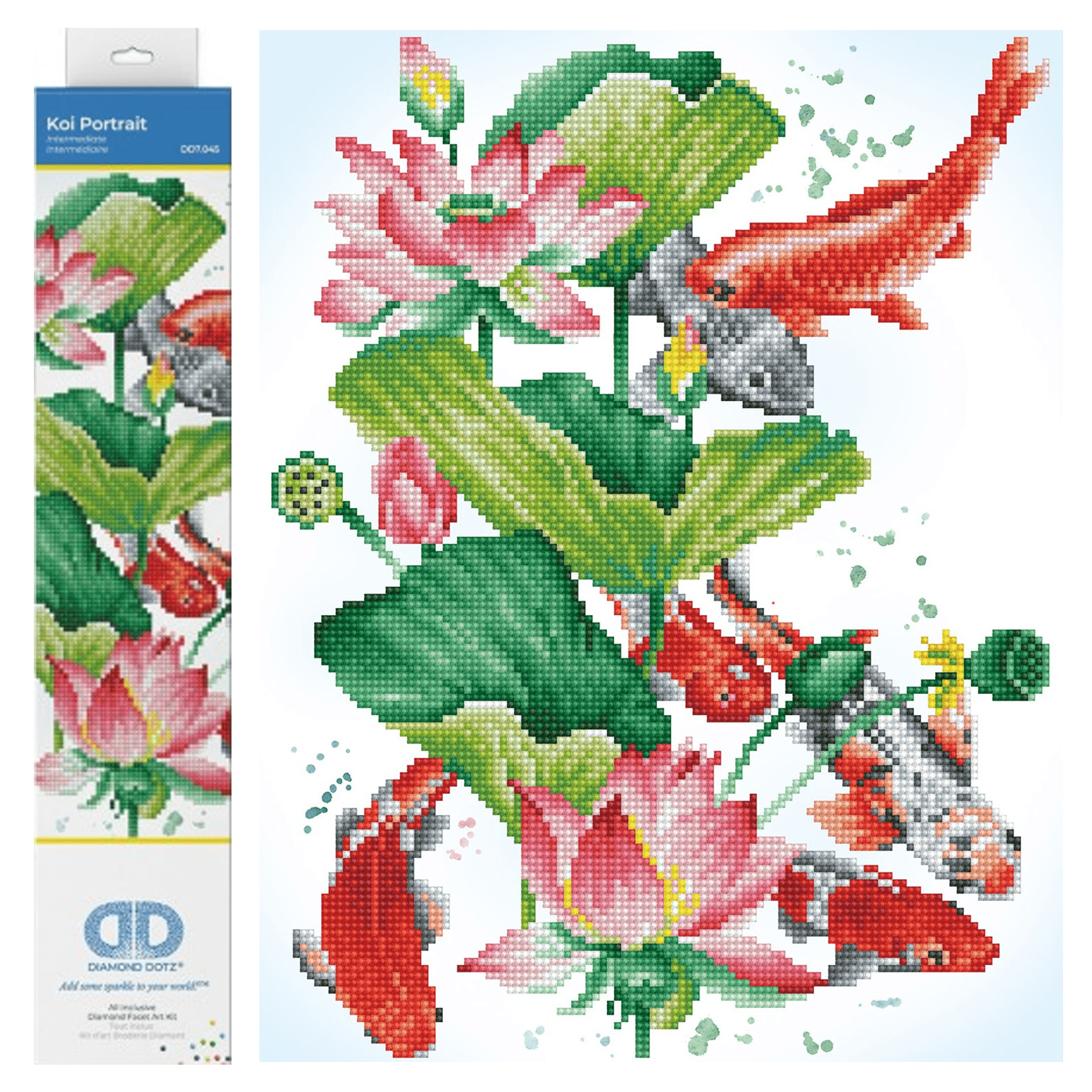 Diamond Dotz Koi Portrait Diamond Painting Kits for Adults - Diamond ...