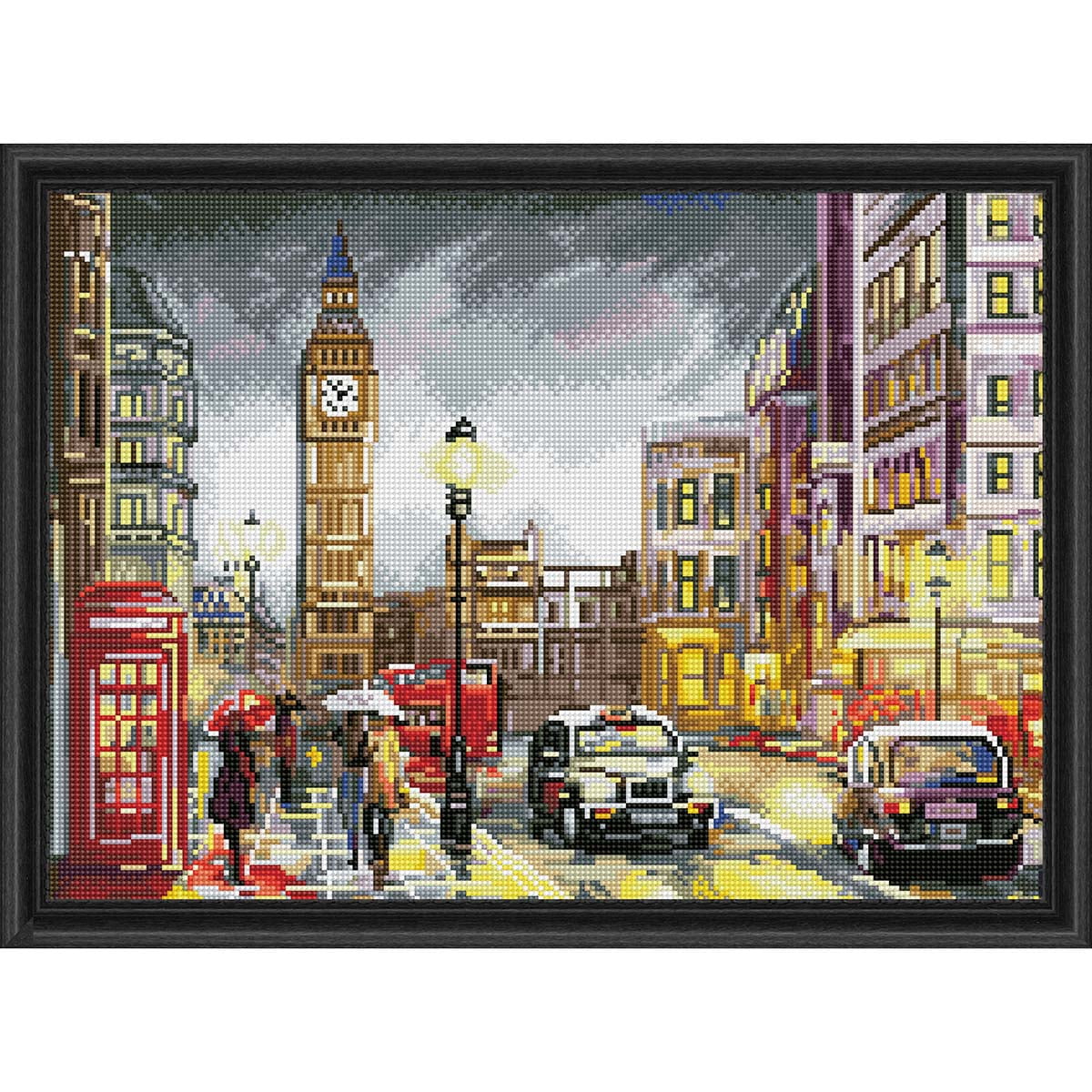 Diamond Dotz® London Scene Kit & Frame Diamond Painting - Walmart.com