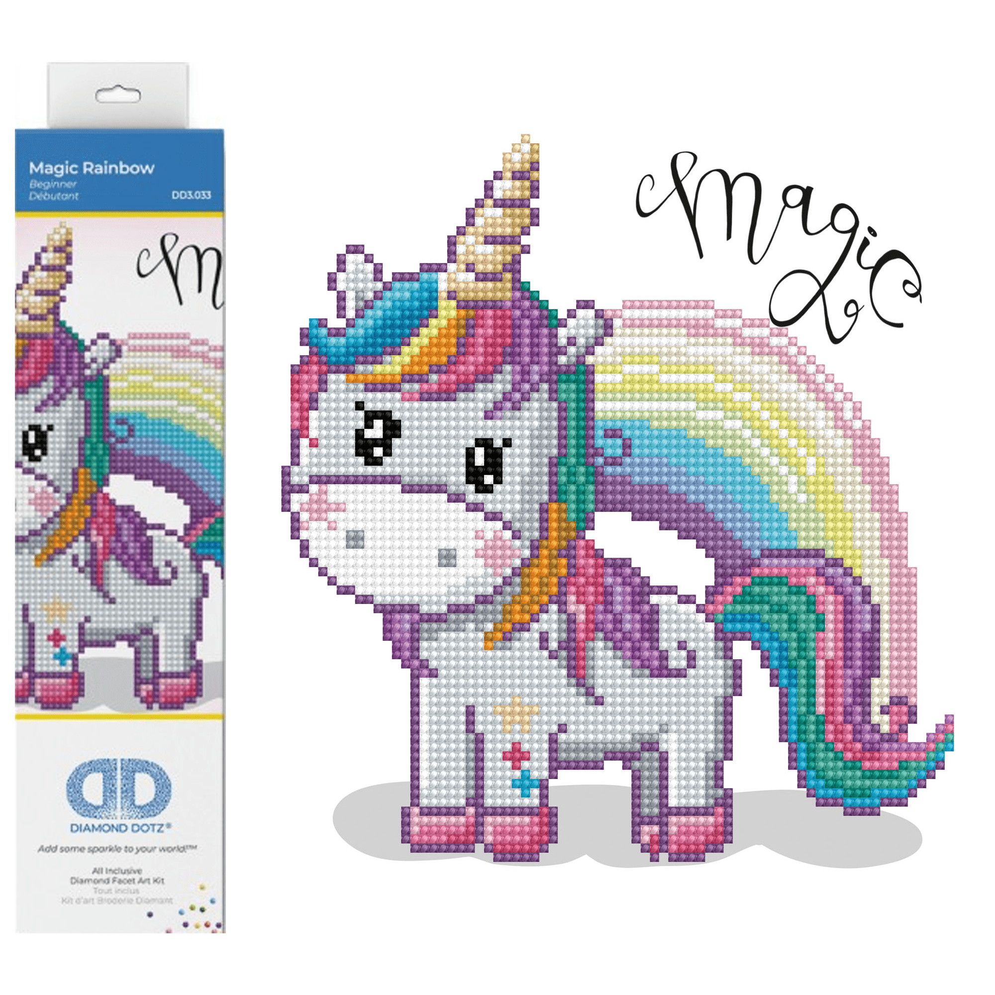 Diamond Dotz Magic Rainbow Diamond Painting Kits for Adults - Diamond ...