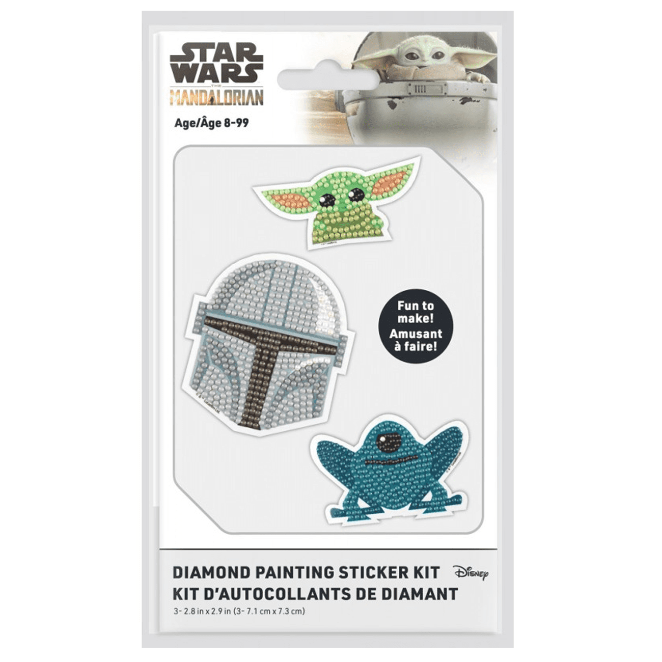 Diamond Dotz The Mandalorian DOTZIES Sticker Kit Star Wars Diamond ...