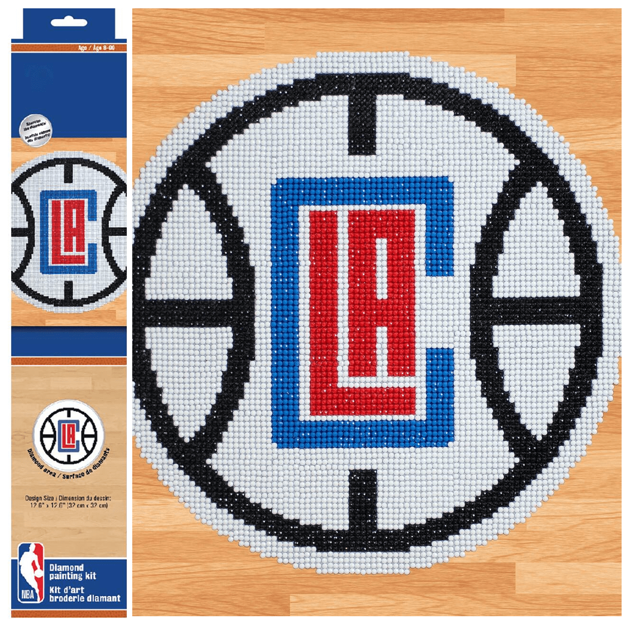 Diamond Dotz NBA Los Angeles Clippers Basketball Diamond Painting Kits ...