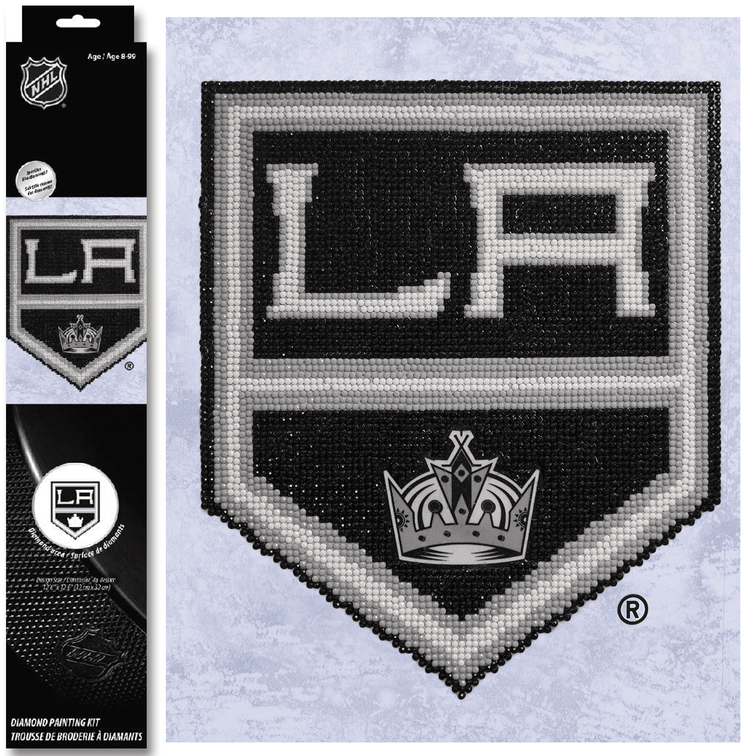 Diamond Dotz NHL Los Angeles Kings Hockey Diamond Painting Kits for ...