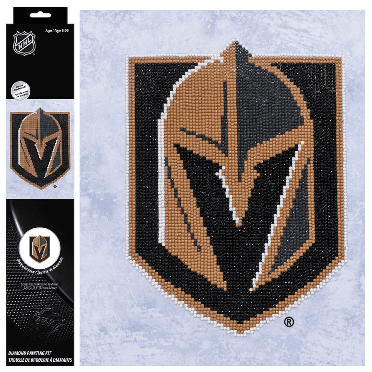 Diamond Dotz NHL Vegas Golden Knights Diamond Painting Kits for Adults ...