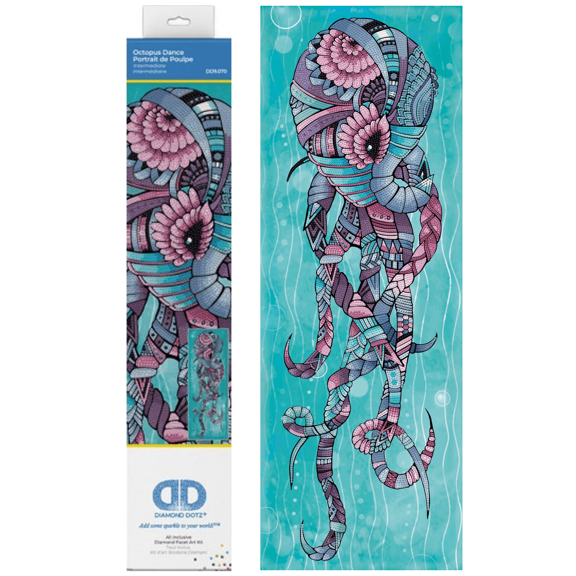 Diamond Dotz Octopus Dance Animal Diamond Painting Kits for Adults ...