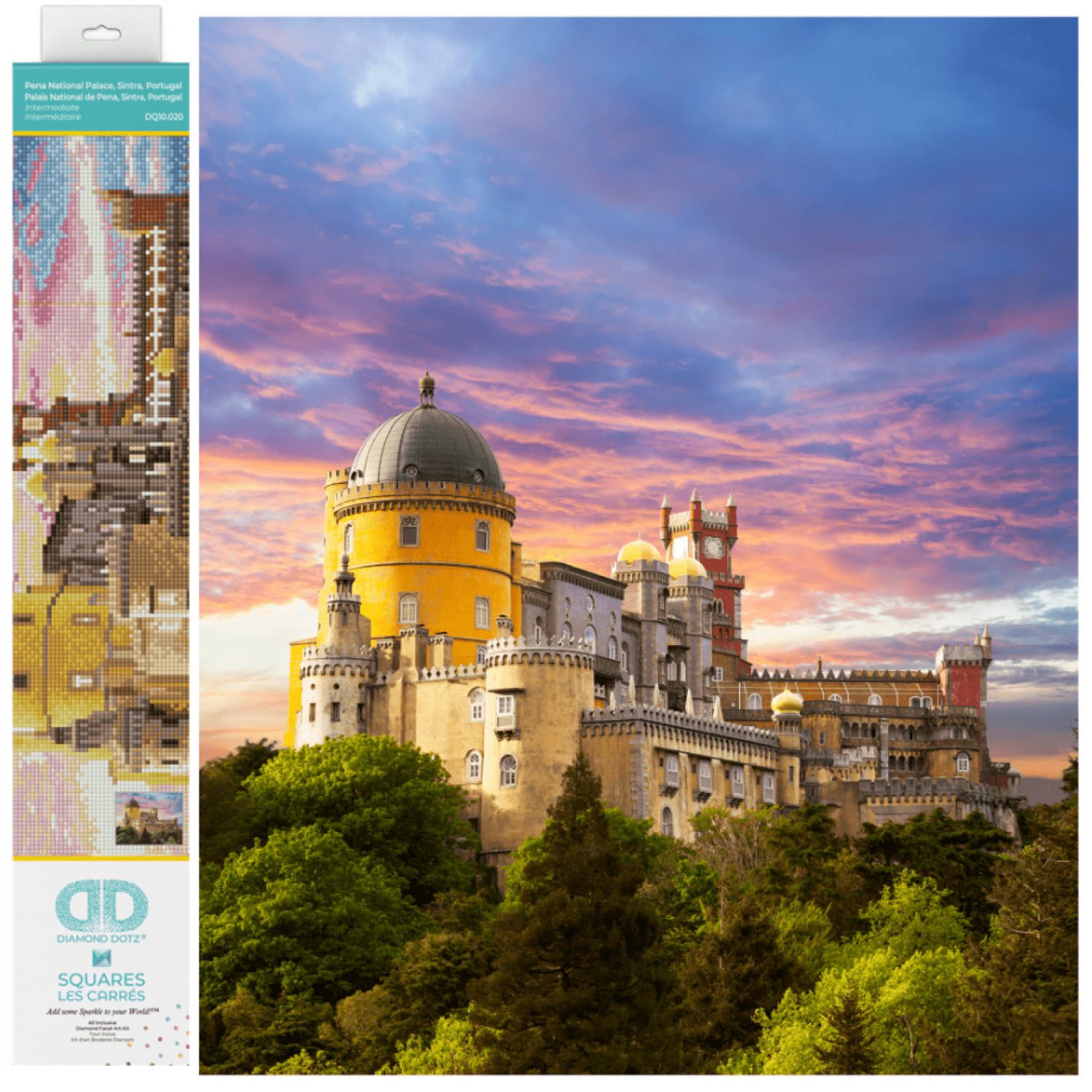 Diamond Dotz Pena National Palace- Sintra- Portugal Diamond Painting ...