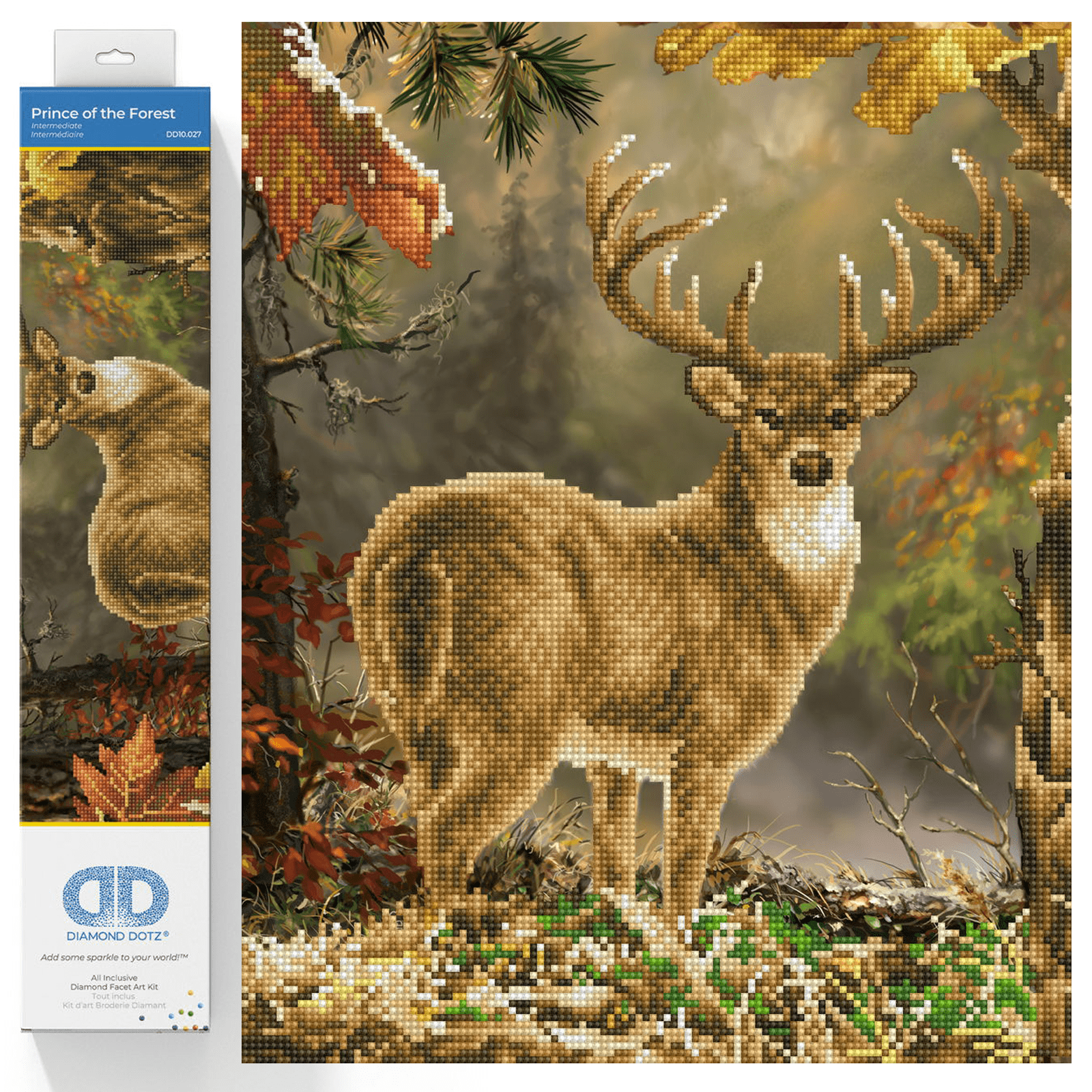 Diamond Dotz Prince of the Forest Diamond Painting Kits for Adults ...