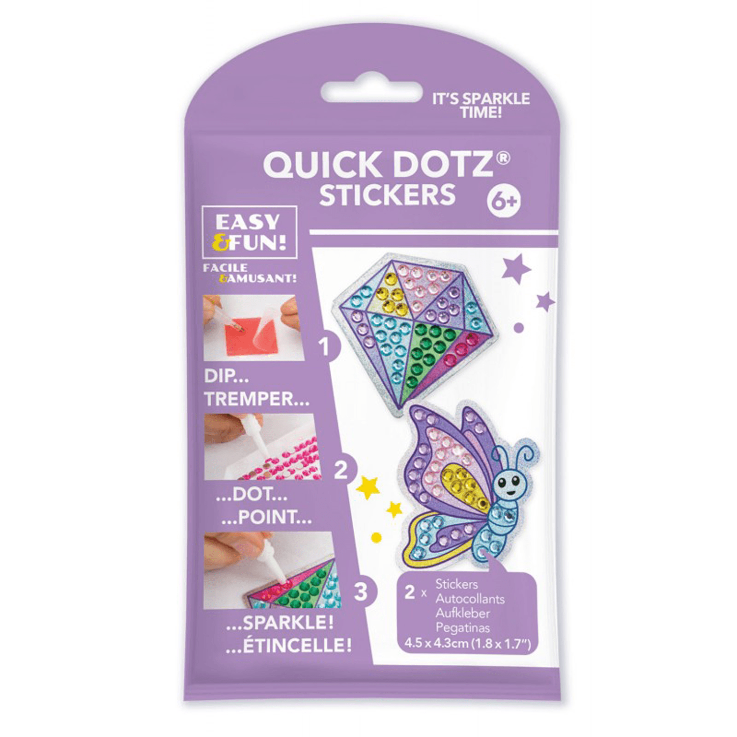 Diamond Dotz Quick Dotz Butterfly Sparkle Diamond Painting Kits for ...