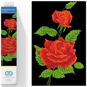 5D DIY Diamond Painting Kit Sensual Red Lips and Rose Special Shape ...