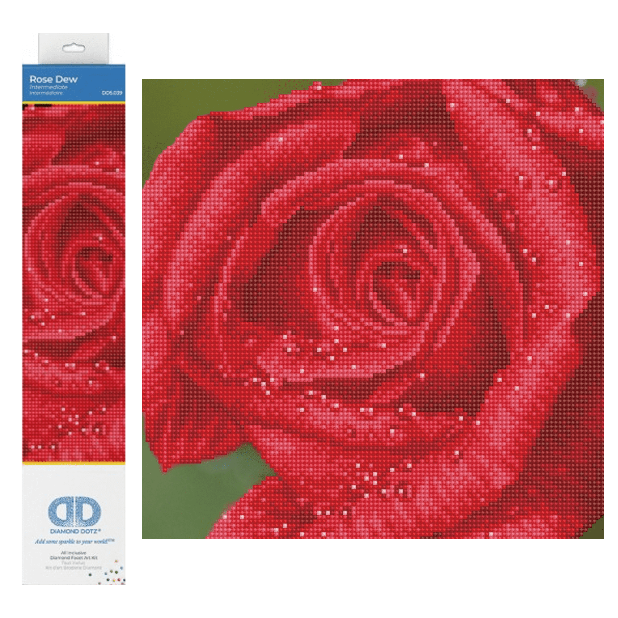 Diamond Dotz Rose Dew Flower Diamond Painting Kits for Adults - Diamond ...