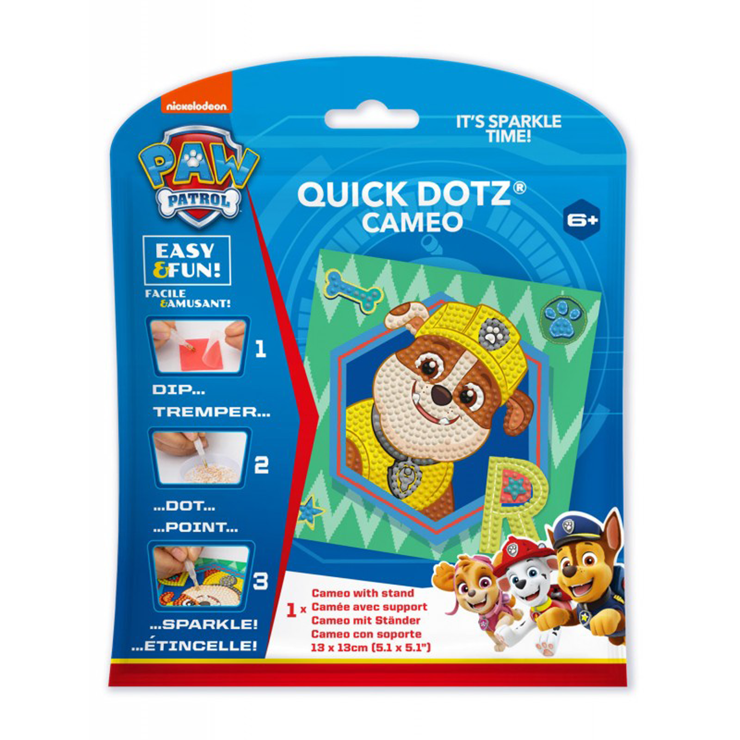 Diamond Dotz Rubble Paw Patrol Diamond Painting Kits for Kids - Diamond ...