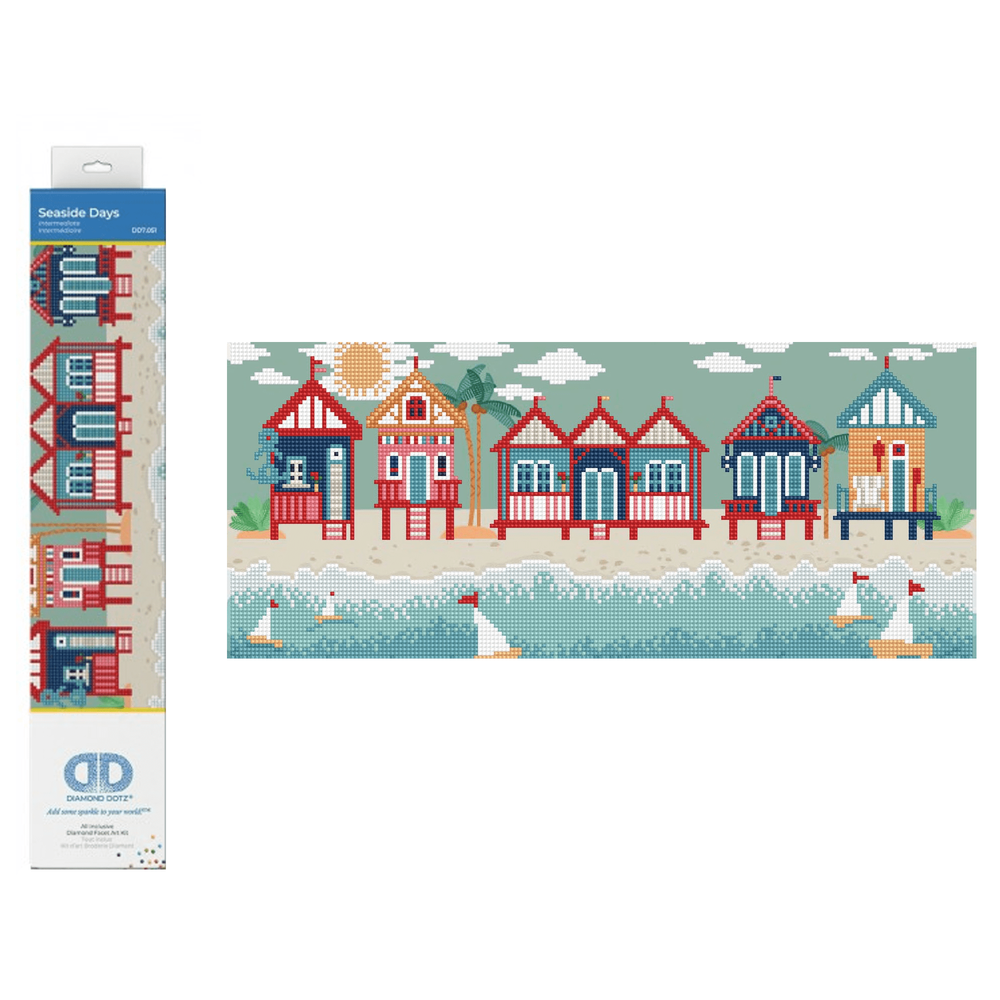 Diamond Dotz Seaside Days Landscape Diamond Painting Kits for Adults ...