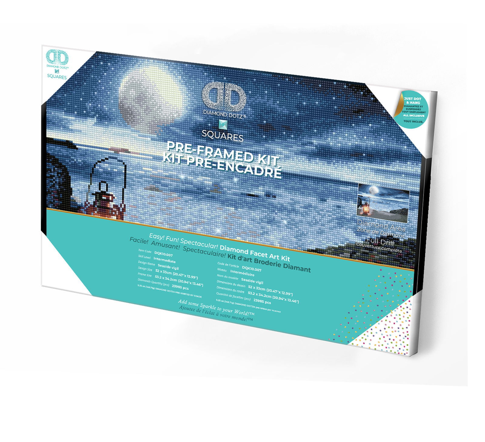 Diamond Dotz Seaside vigil - Pre-Framed Kit Scenery Diamond Painting ...