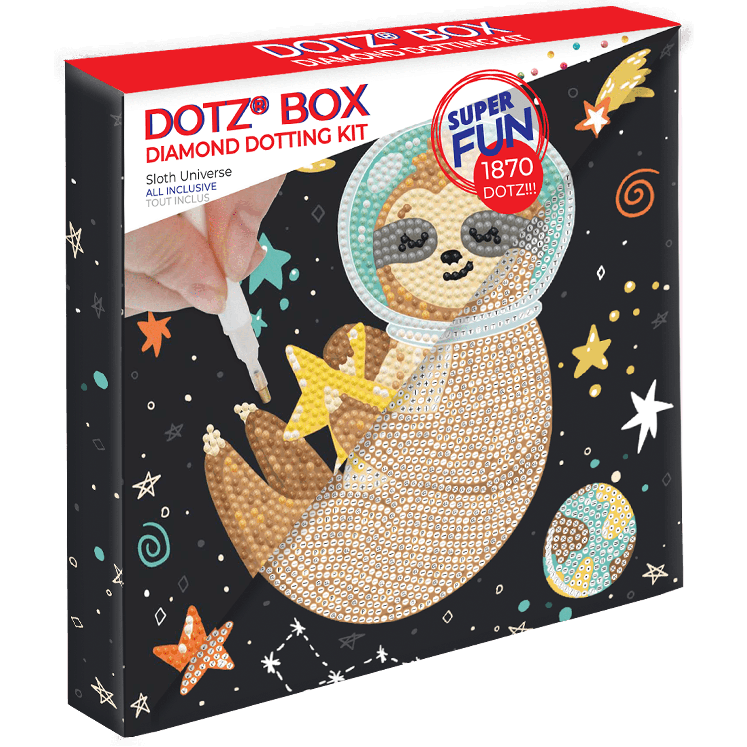 Diamond Dotz Sloth Universe Dotz Box Animal Diamond Painting Kits for ...