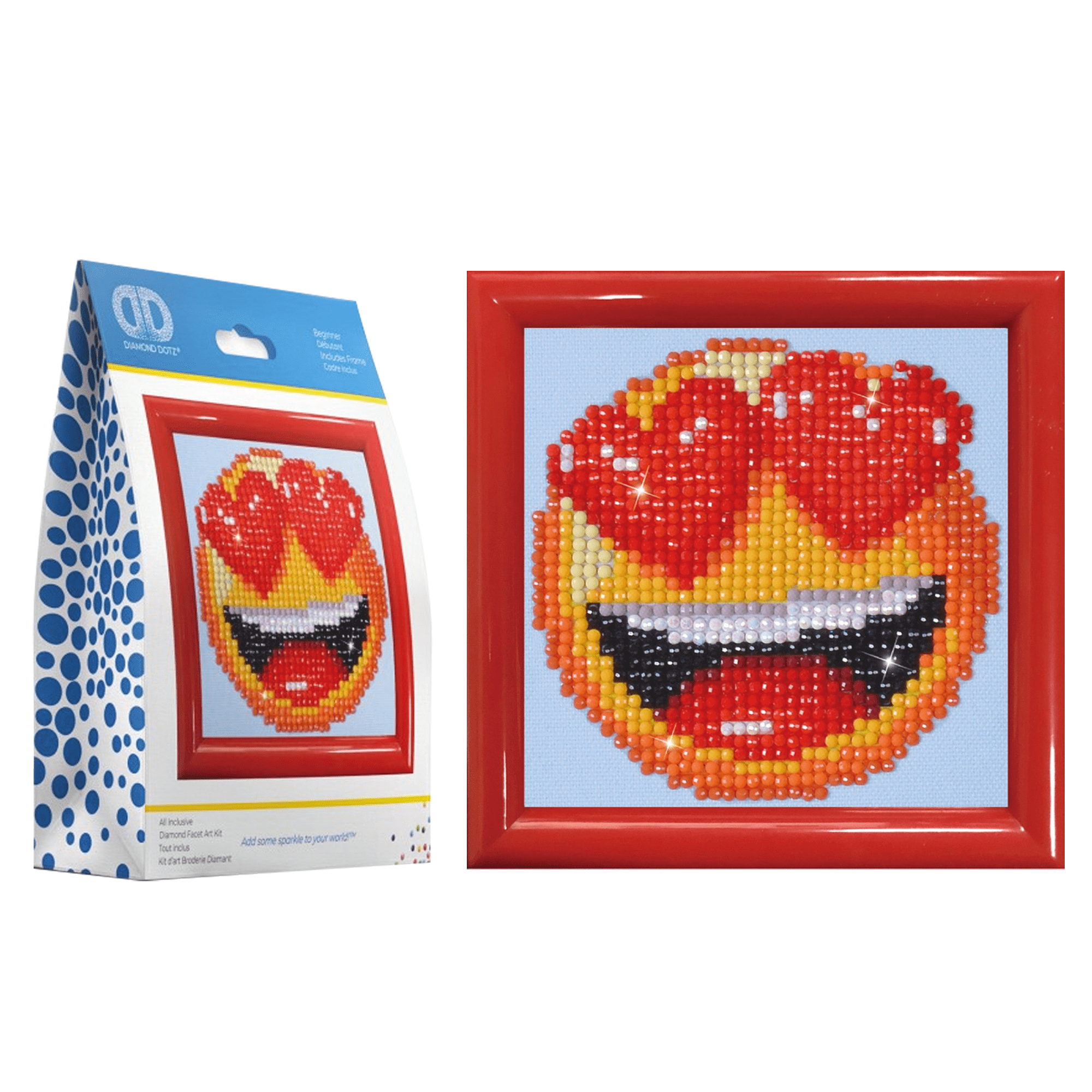 Diamond Dotz Smitten Kit with Frame Emoji Diamond Painting Kits for ...
