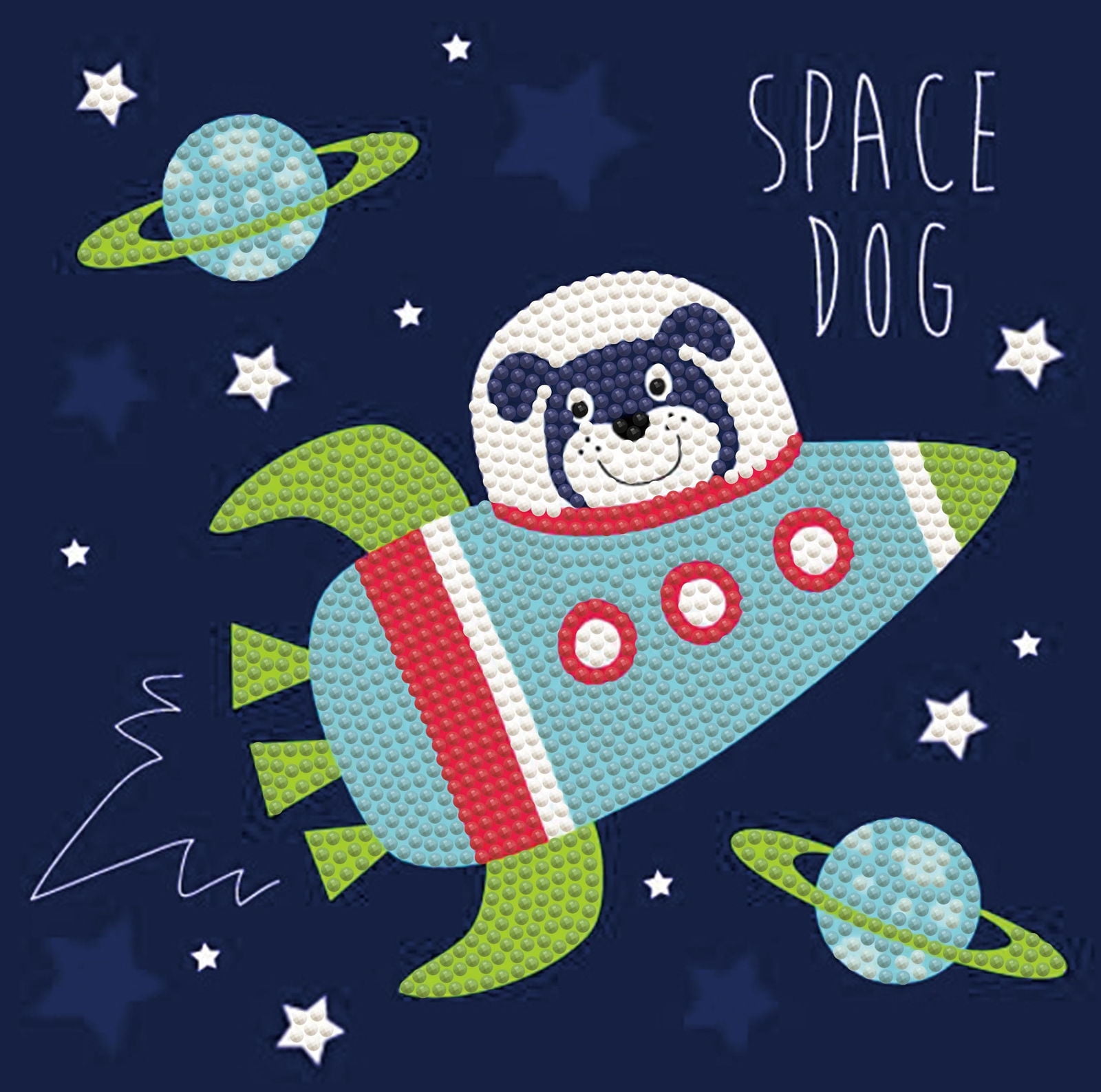Diamond Dotz Space Dog Dotz Box Animal Diamond Painting Kits for Adults ...
