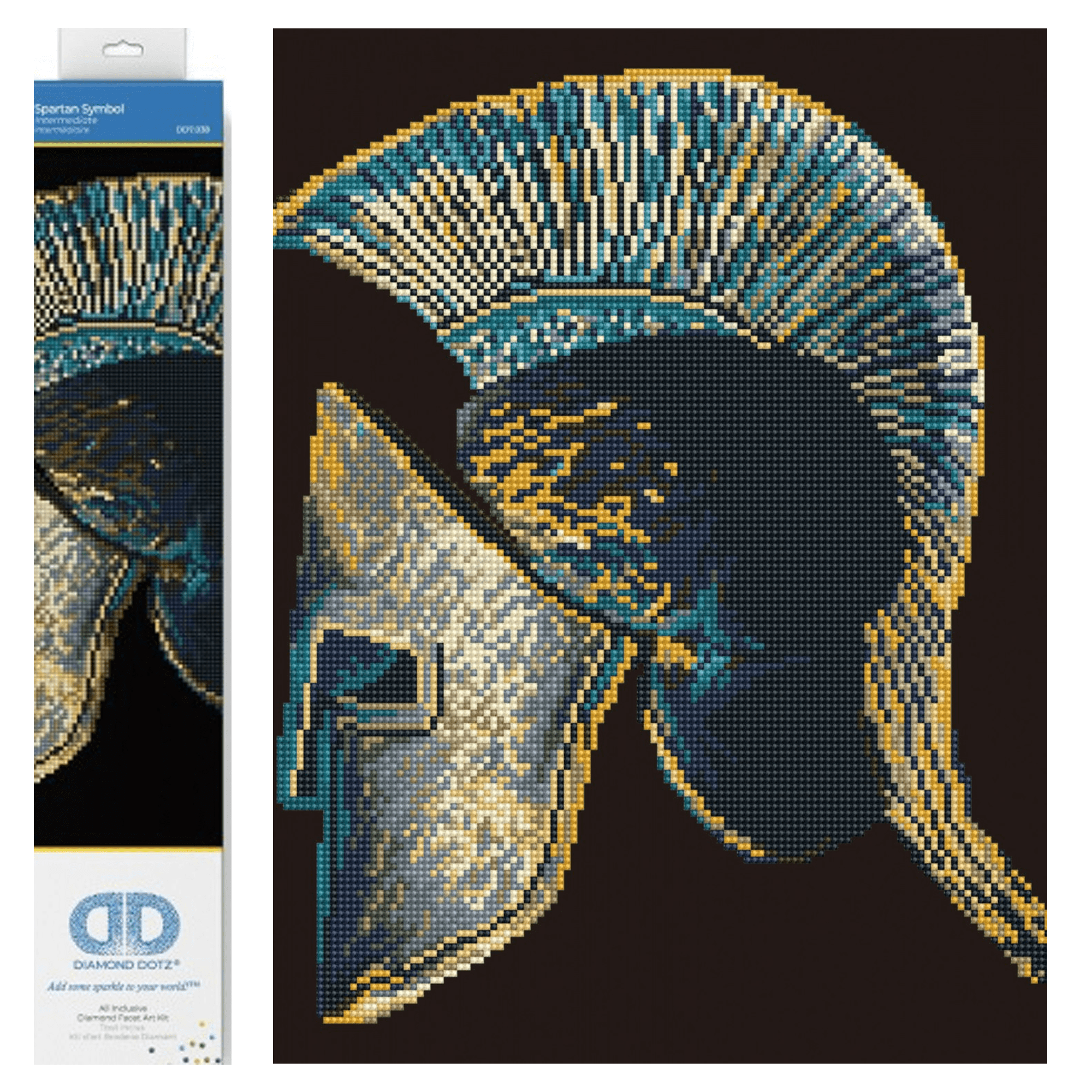 Diamond Dotz Spartan Symbol Sports Diamond Painting Kits for Adults ...
