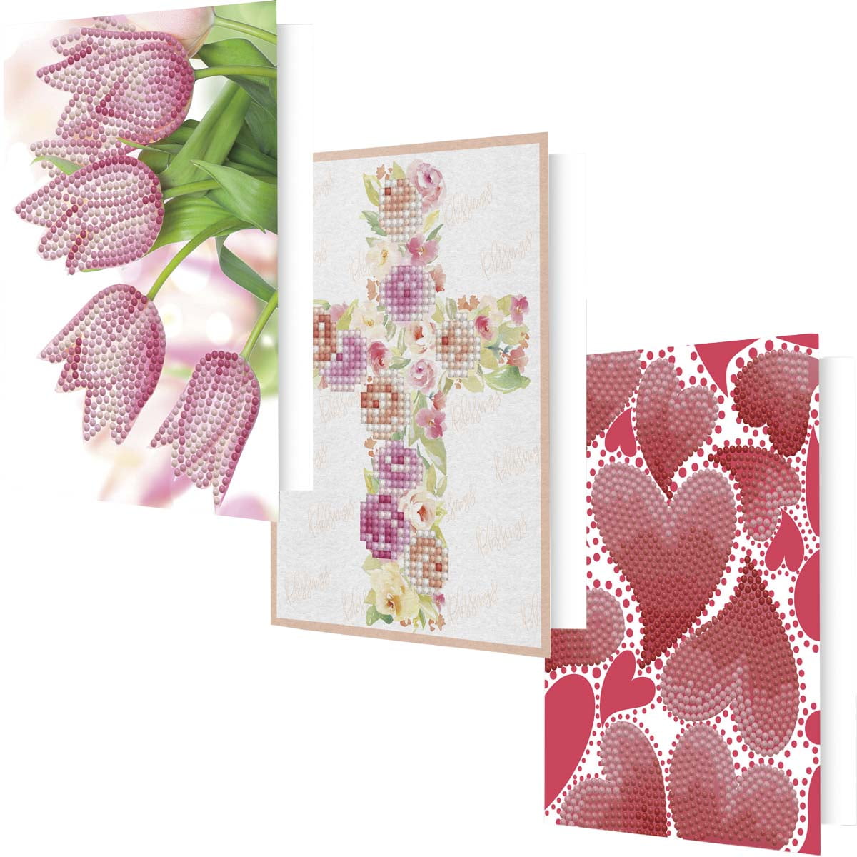 Diamond Dotz® Spring & Easter Greeting Cards, Set of 3 Diamond Painting ...