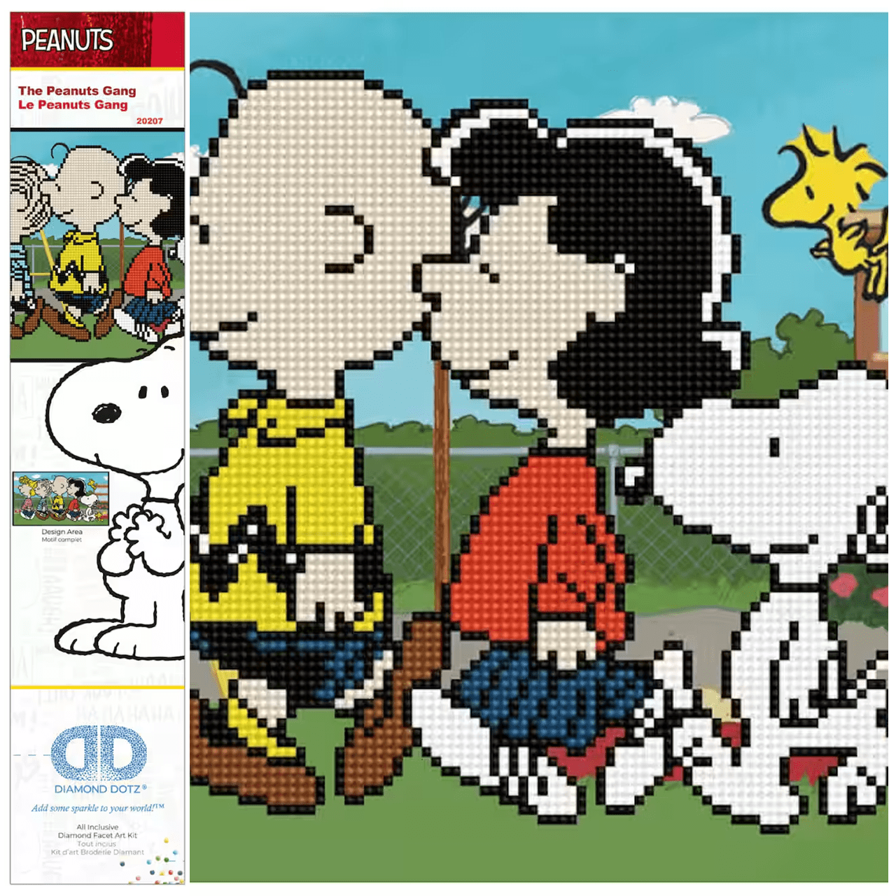 Diamond Dotz The Peanuts Gang Snoopy Diamond Painting Kits for Adults ...