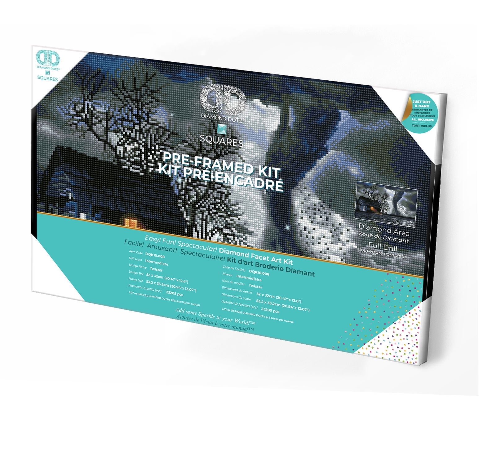 Diamond Dotz Twister - Pre-Framed Kit Tornado Diamond Painting Kits for ...