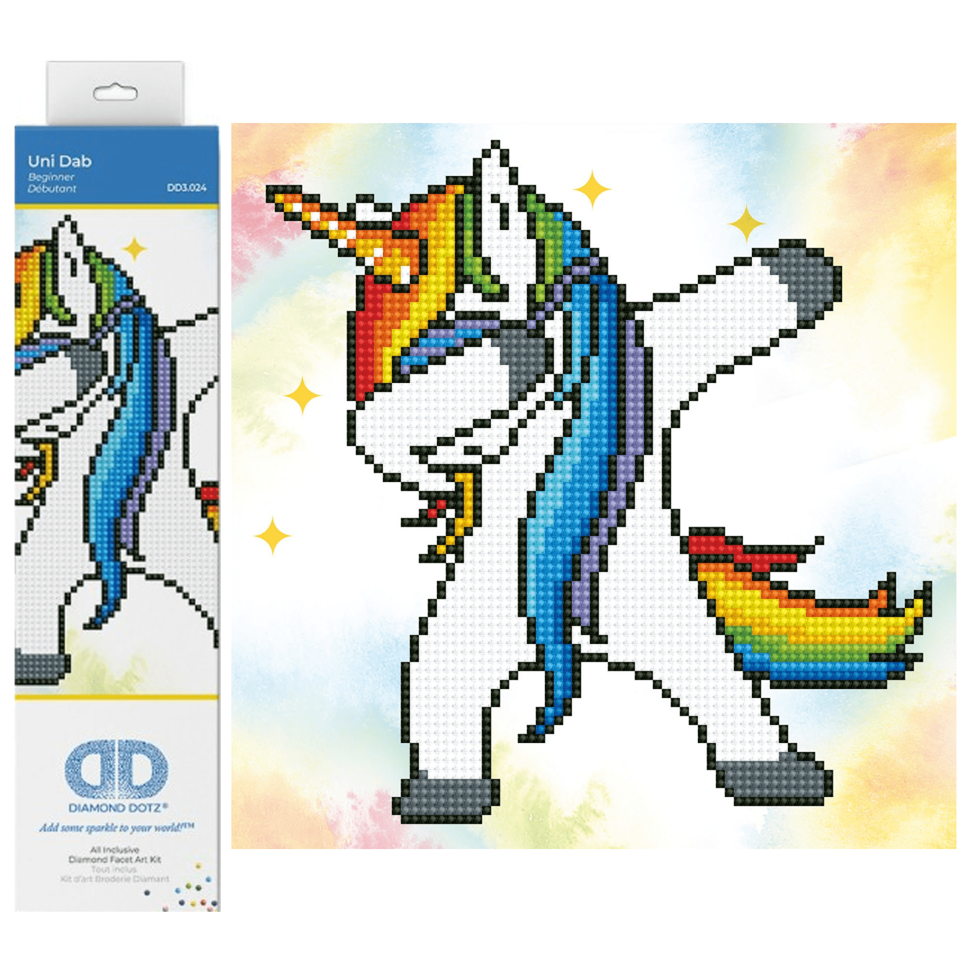 Diamond Dotz Uni Dab Unicorn Diamond Painting Kits for Adults - Diamond ...