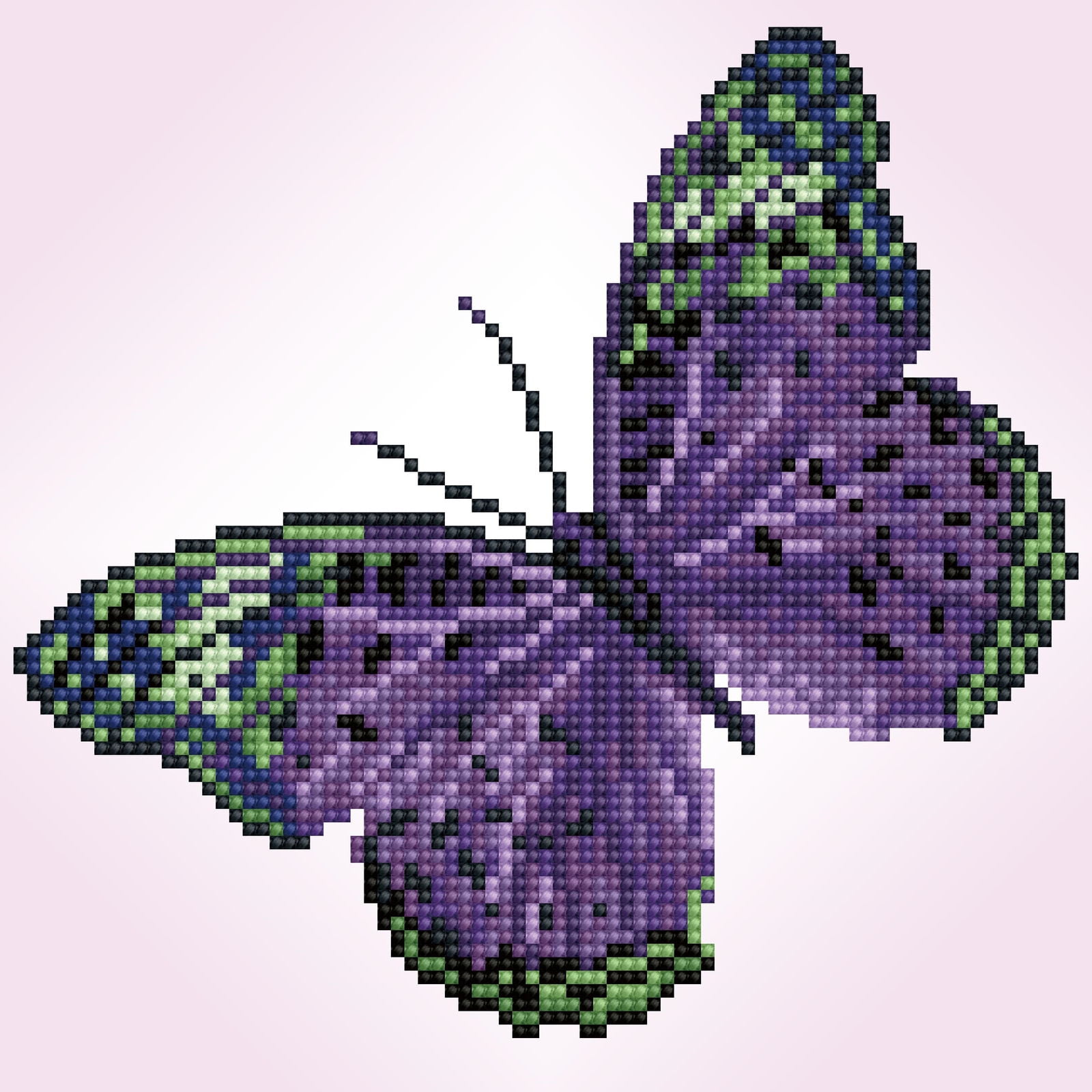 Diamond Dotz Whisper Purple Butterfly Diamond Painting Kits for Adults ...