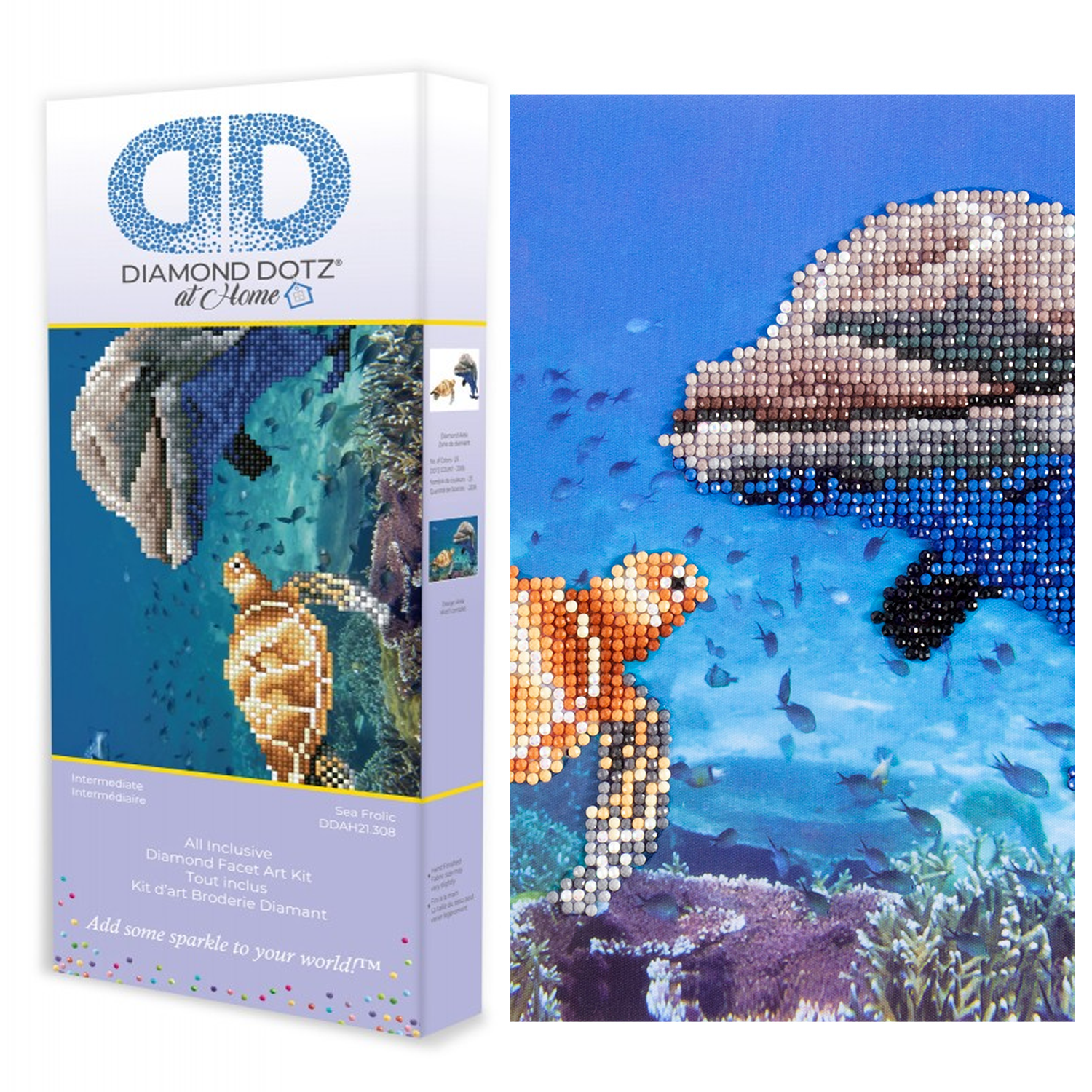 Diamond Dotz at Home Sea Frolic Diamond Painting Kits for Adults ...