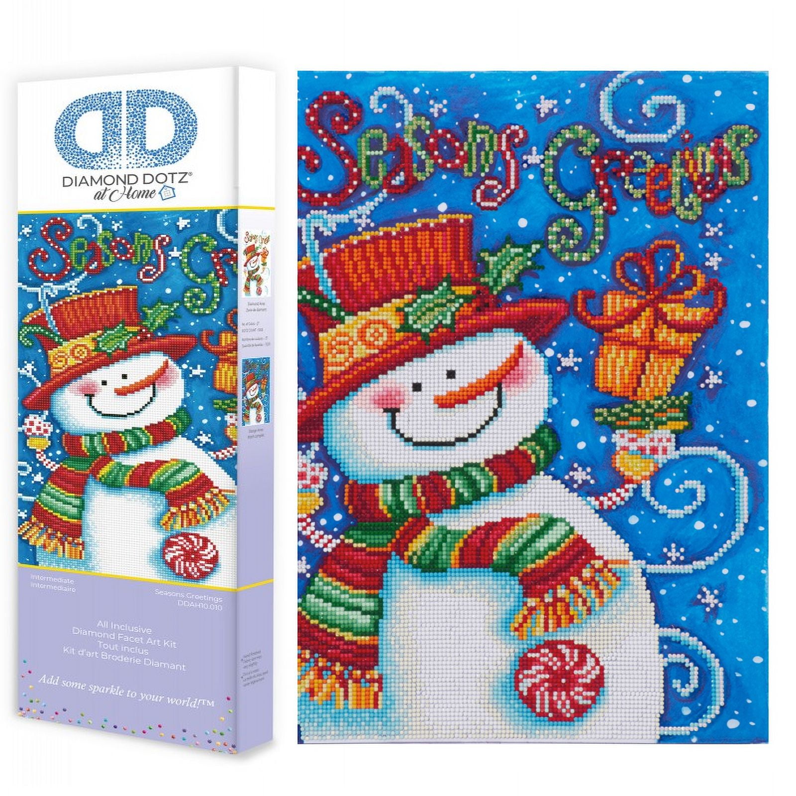 Diamond Dotz at Home Seasons Greetings Diamond Painting Kits for Adults ...
