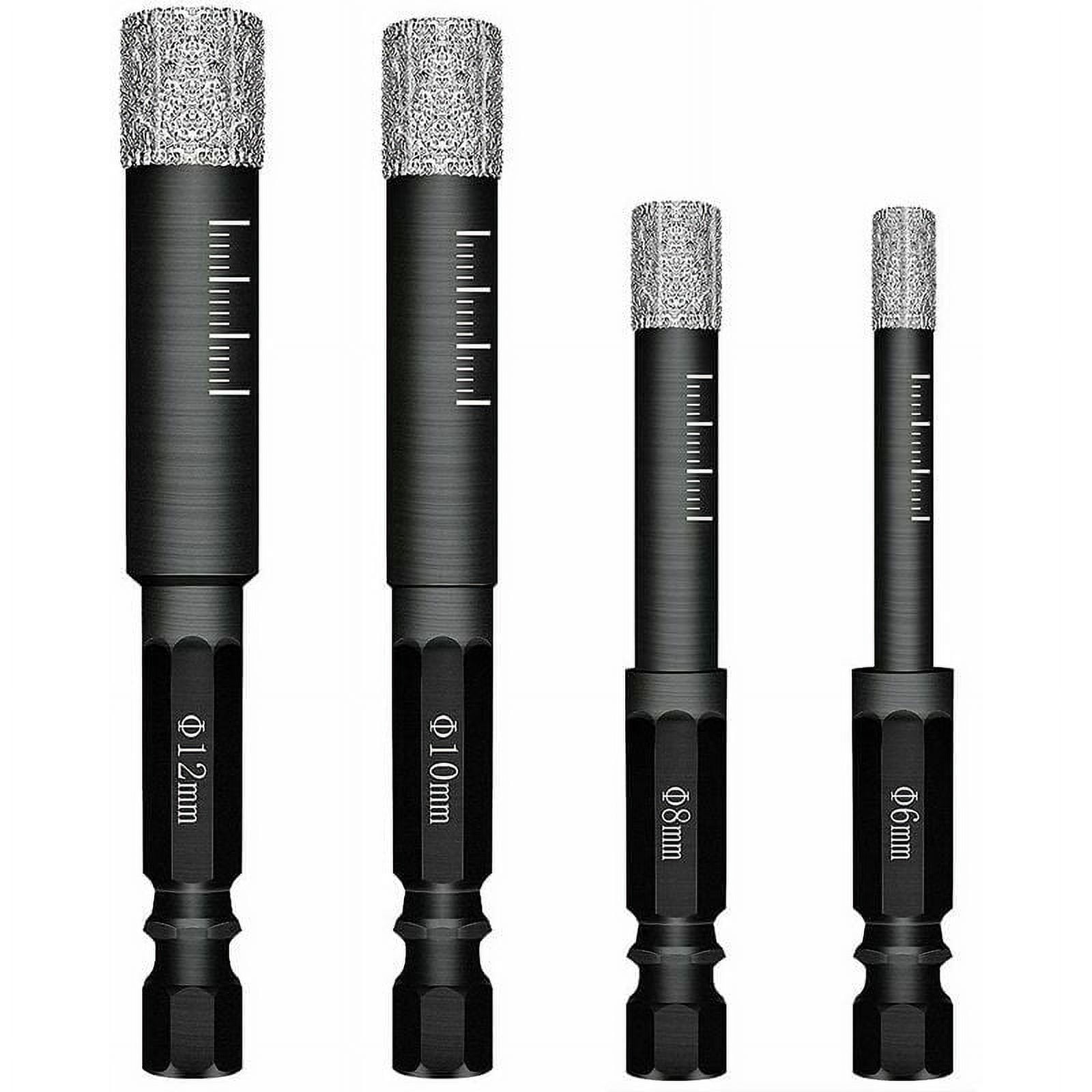 Diamond Drill Bit Set For Multi-Surface Drilling, Hex Shank Ensures ...