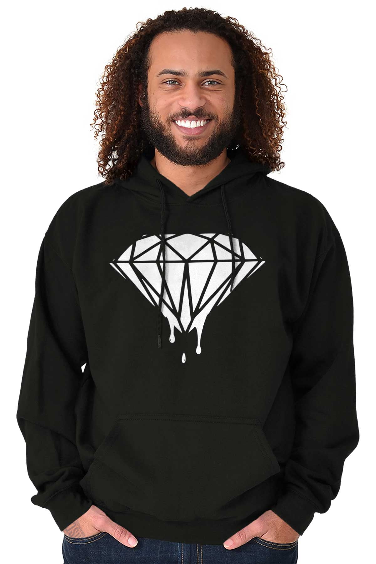 Diamond Dripping Fashionable Girly Hoodie Sweatshirt Women Men Brisco ...