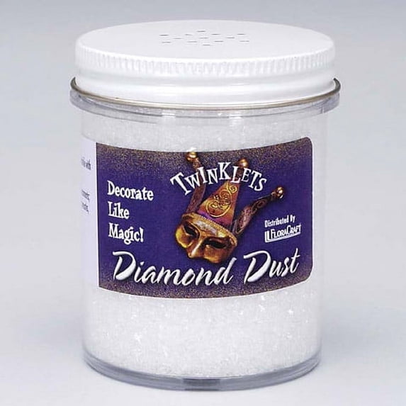 FloraCraft, Diamond Dust, 6 oz, Crystal, Glitter Sparkle Shimmer ...