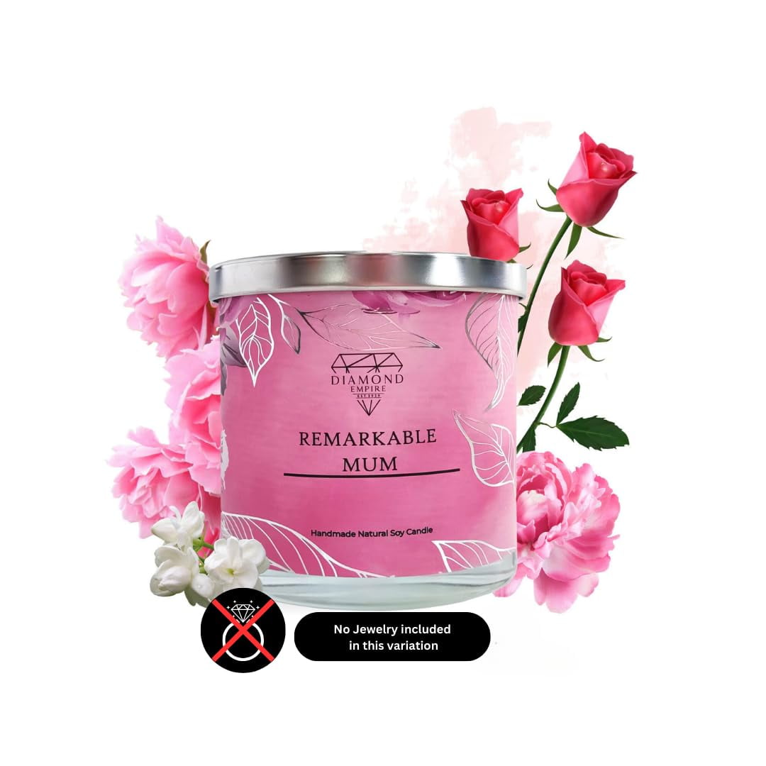 Diamond Empire Remarkable Mum Candle with 2 Wick Candle (Burn up to 120 ...