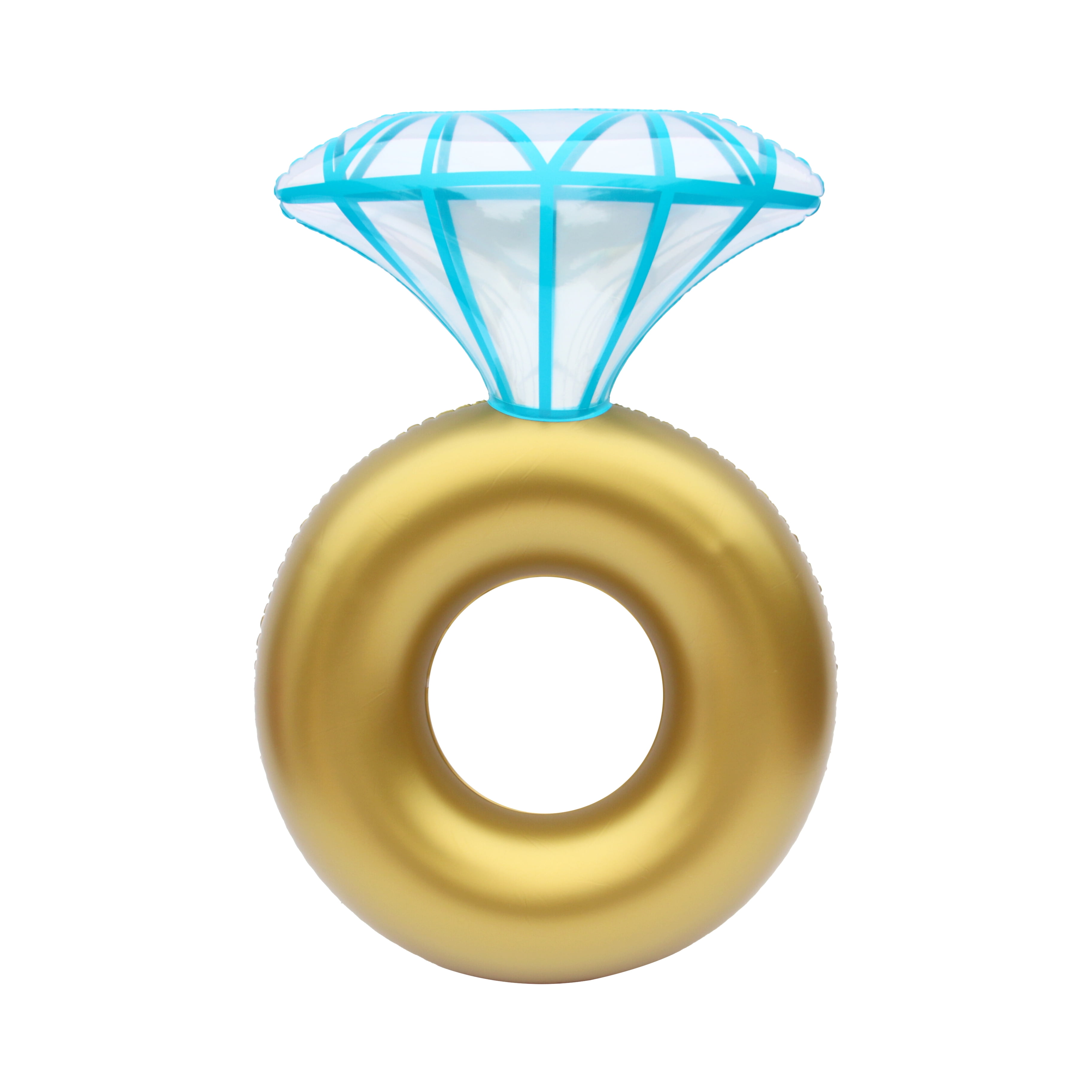 Tyler's Tubes Diamond Engagement Ring Pool Float Adult, Vinyl PVC ...