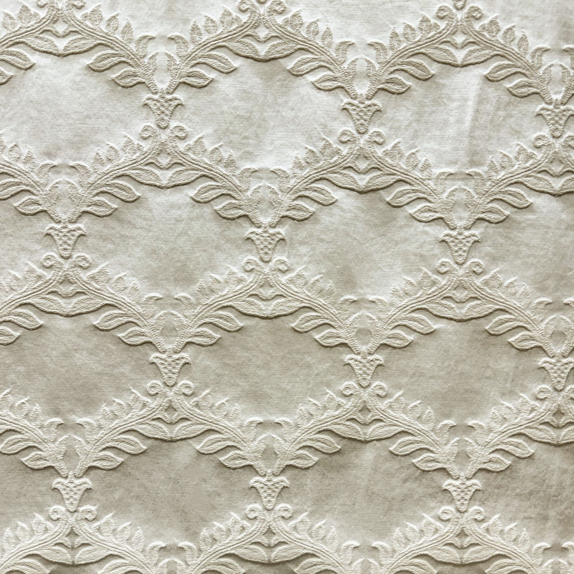 Diamond Fabric | Embossed Floral Diamond Shape | Upholstery Fabric ...