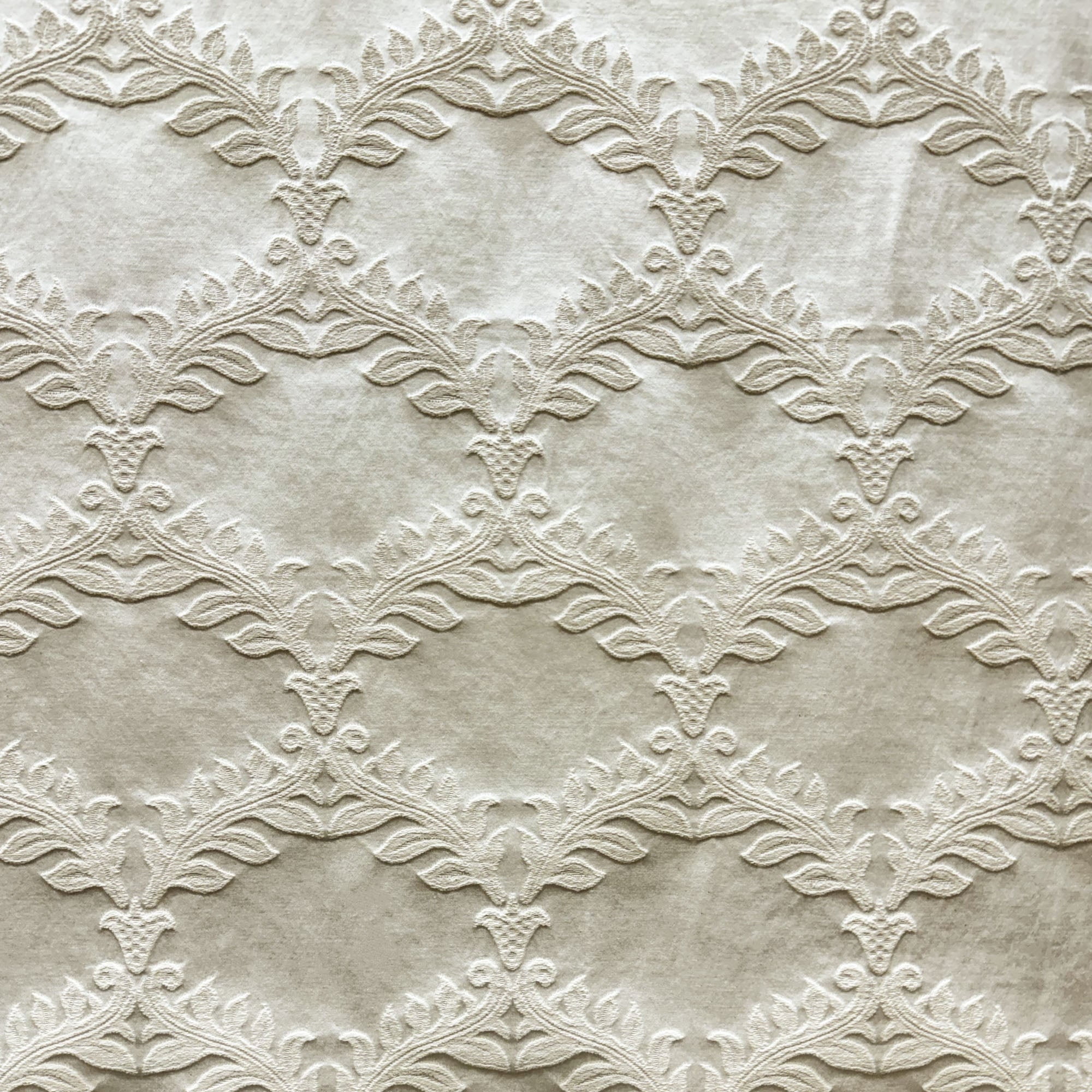 Diamond Fabric | Embossed Floral Diamond Shape | Upholstery Fabric ...